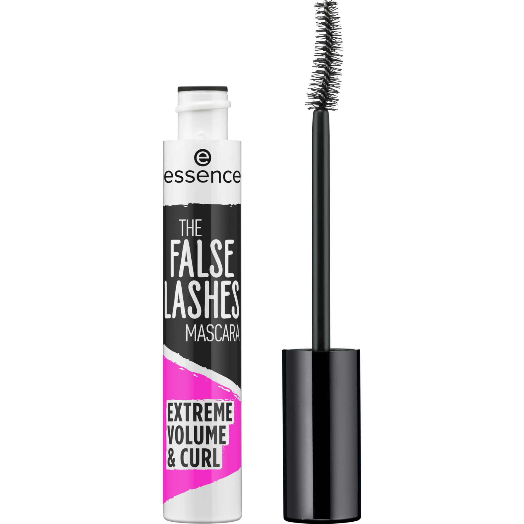 Køb The False Lashes Mascara Extreme Volume & Curl Black fra Essence ...