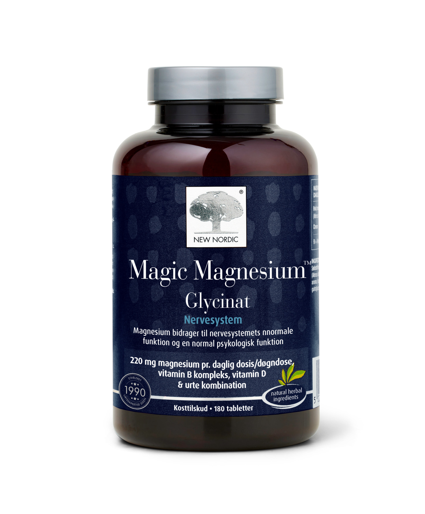 Køb Magic Magnesium Glycinat 180 stk. fra New Nordic - Matas
