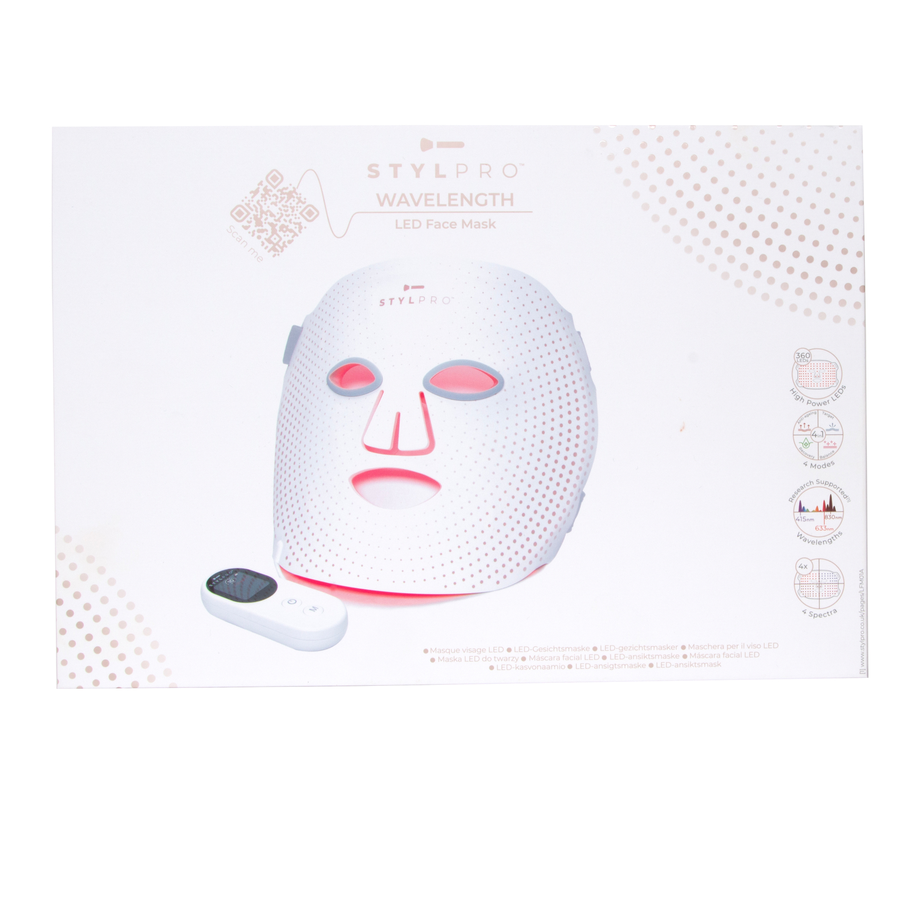 Køb Wavelength LED Face Mask fra STYLPRO - Matas