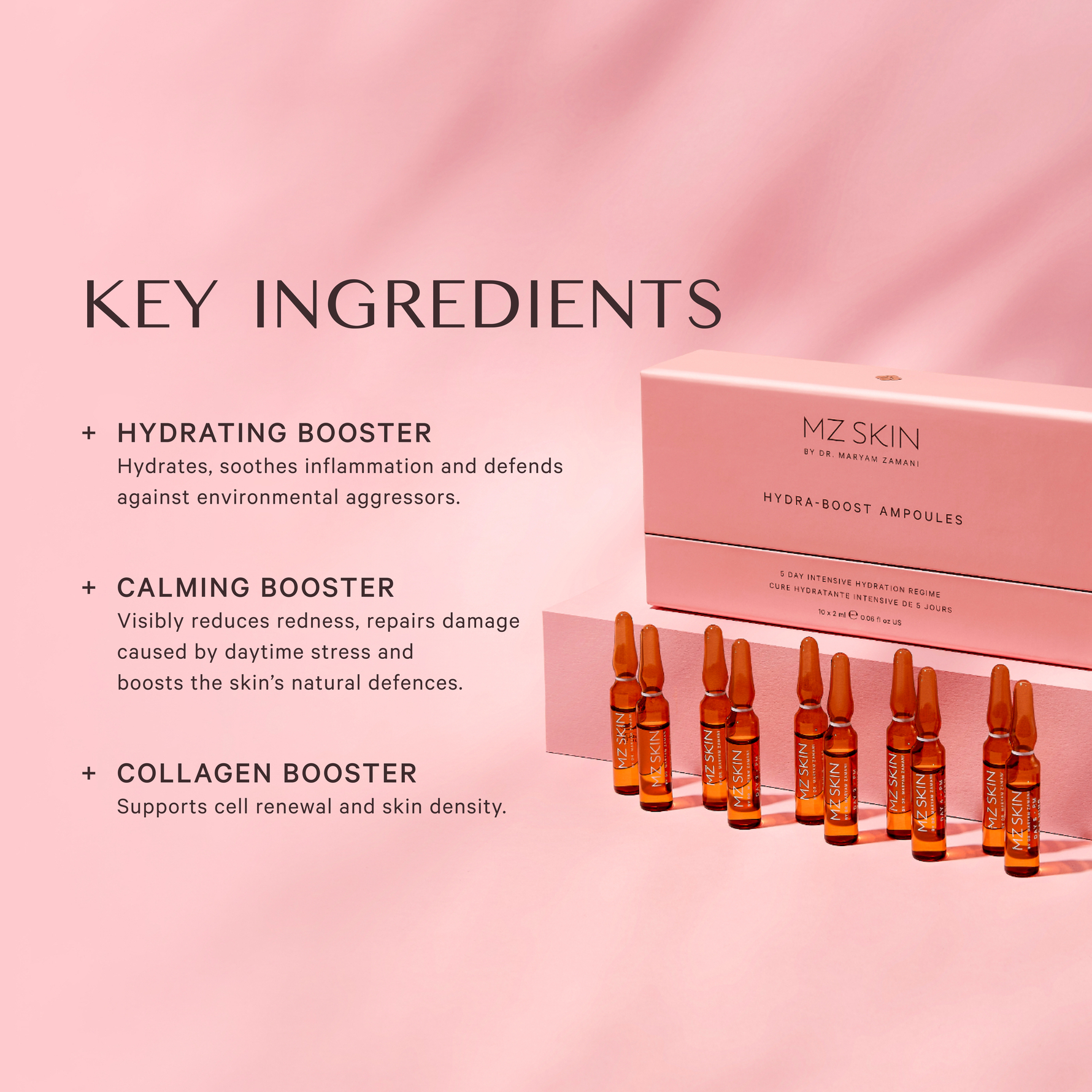 Køb Hydra-Boost Ampoules 10 stk fra MZ SKIN - Matas