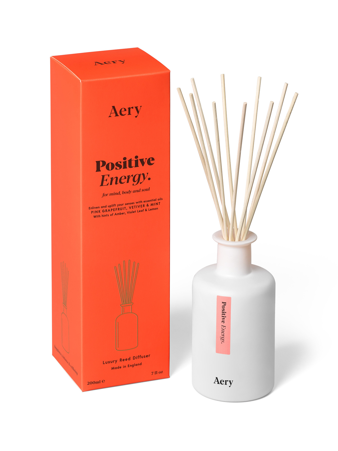 Køb Reed Diffuser Positive Energy - 200 ml fra Aery - Matas