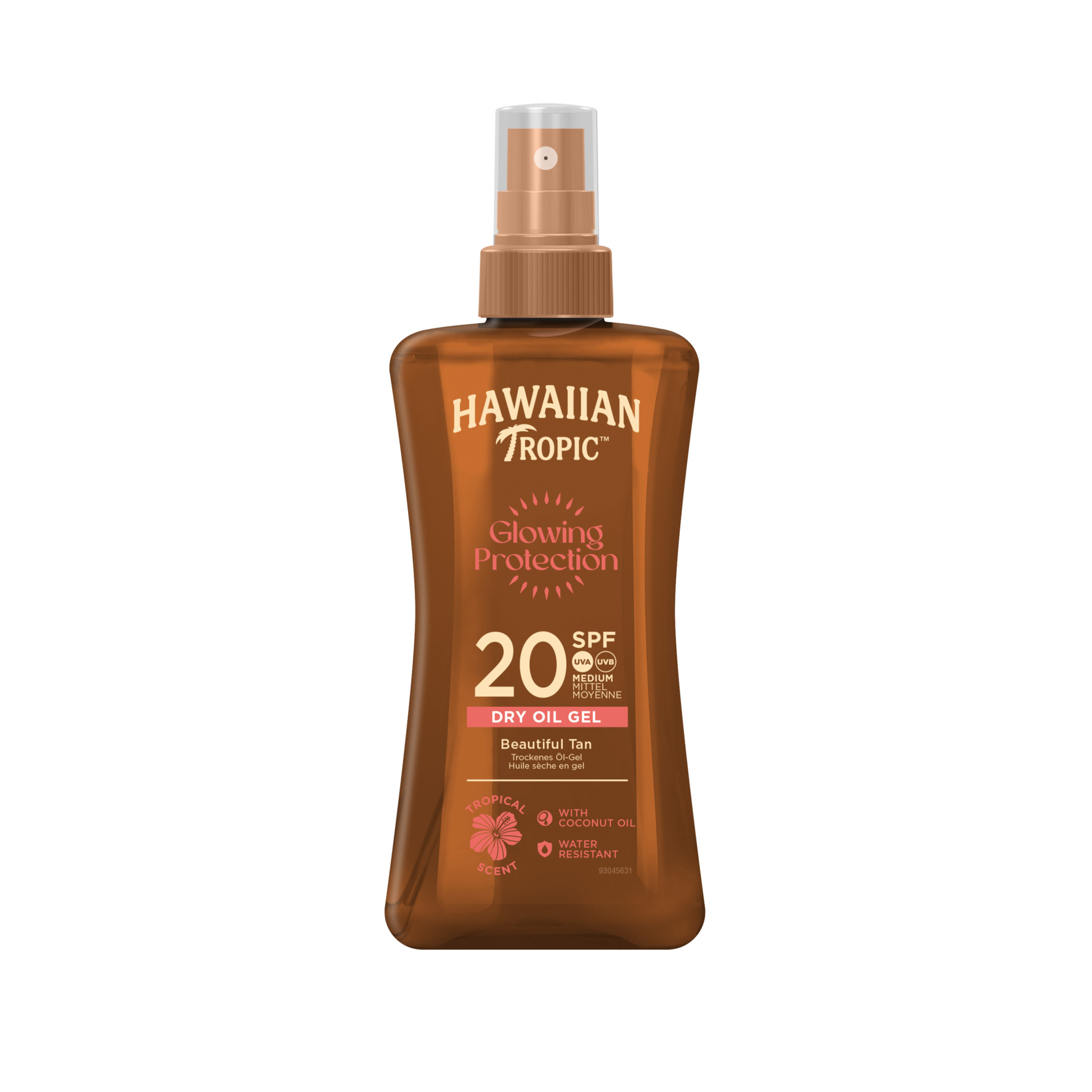Køb Glowing Protection Dry Oil Gel SPF20 200 ml fra Hawaiian Tropic - Matas
