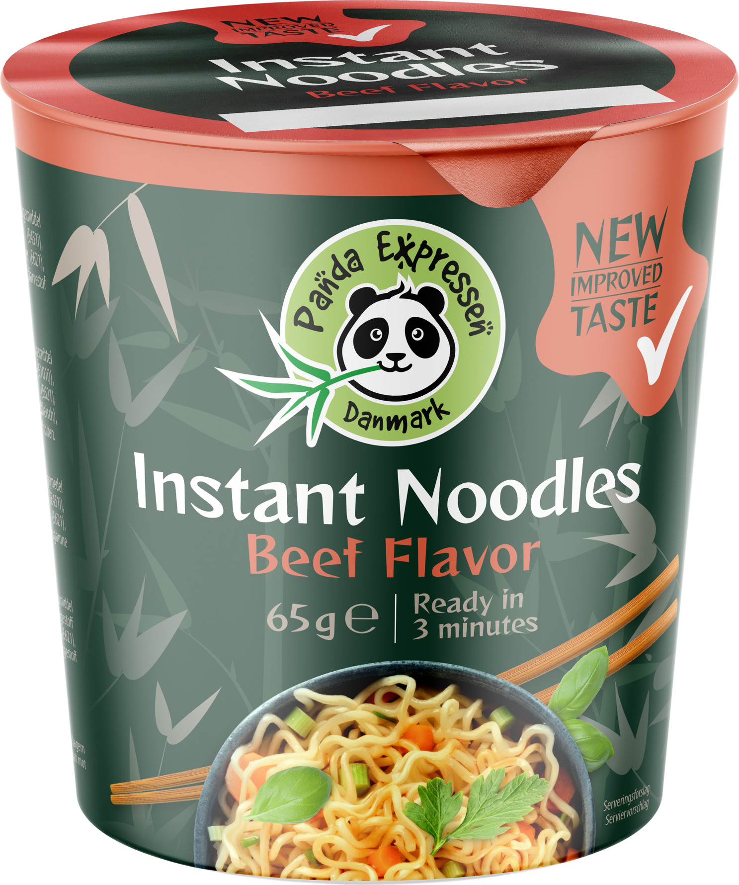 Køb Instant Noodles Beef Flavour 65 g fra Panda Expressen - Matas