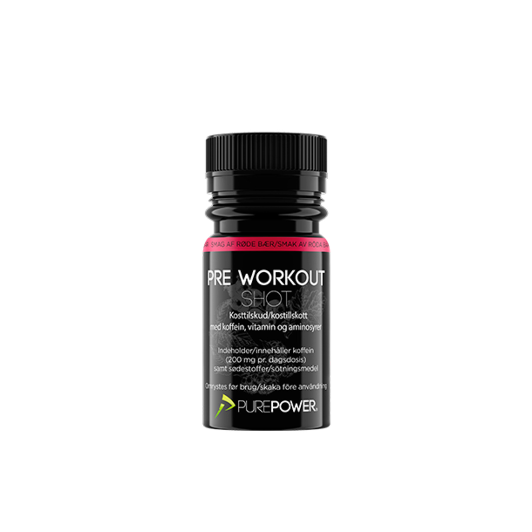 Køb Pre Workout Shot 60 ml fra PurePower - Matas