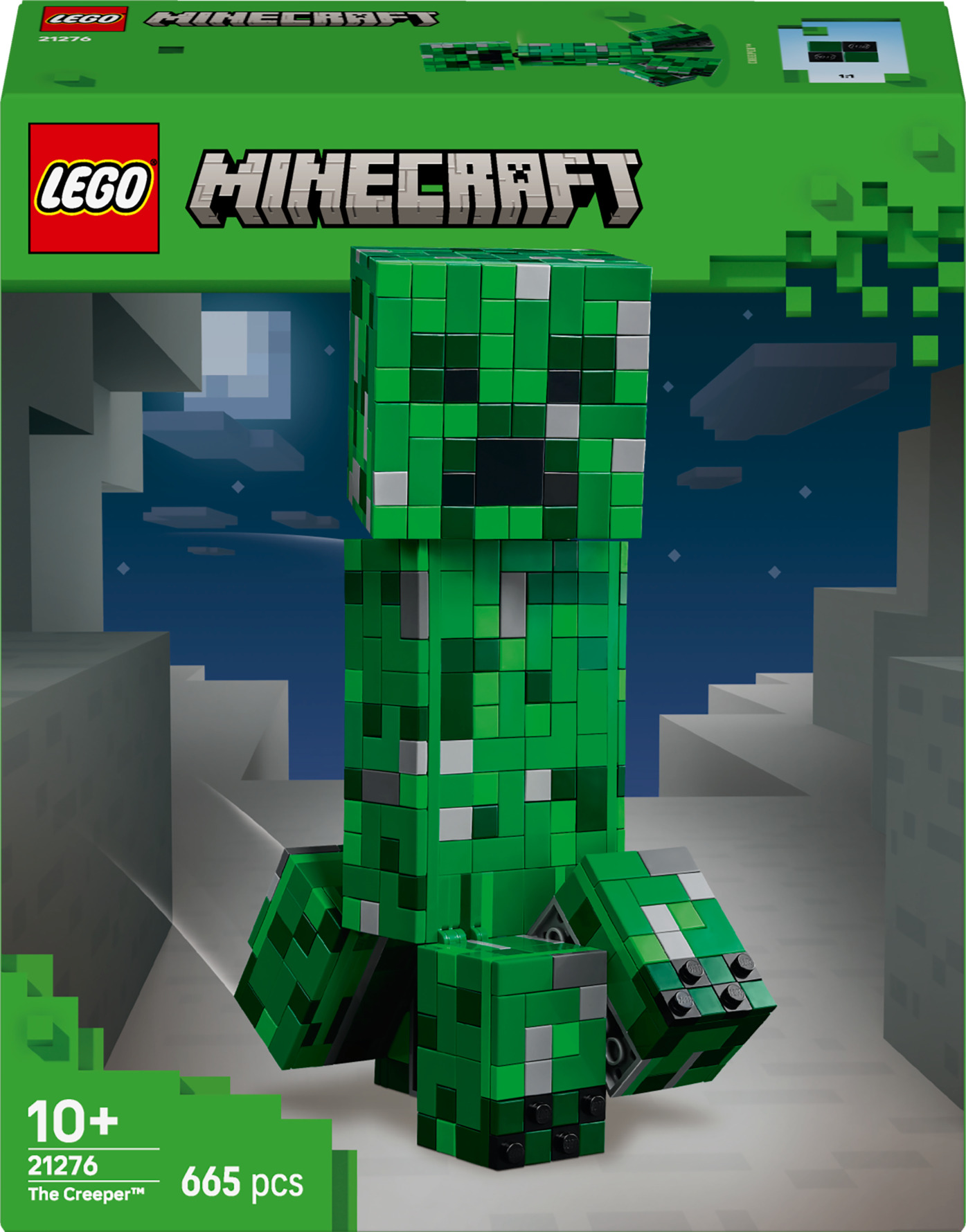 Køb Minecraft Creeperen 21276 Gamer-indretning og byggesæt med ...
