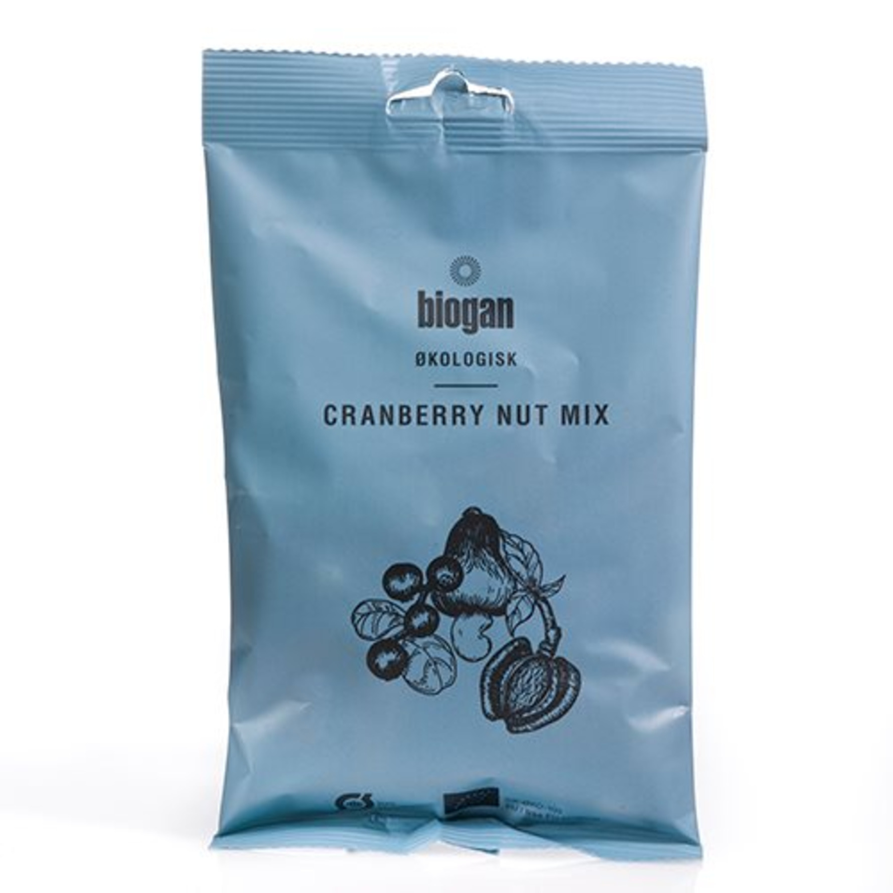 Køb Cranberry Nut Mix Ø 100 g fra Biogan - Matas