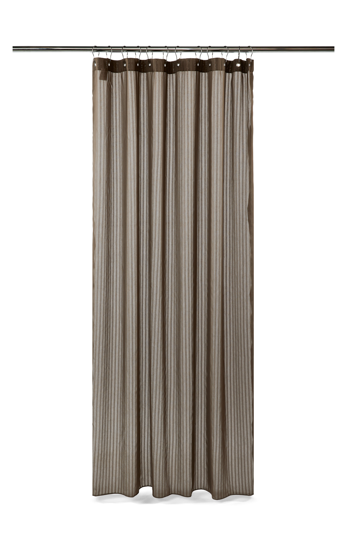 Køb Lines shower curtain Brown 140x220 cm fra Compliments - Matas