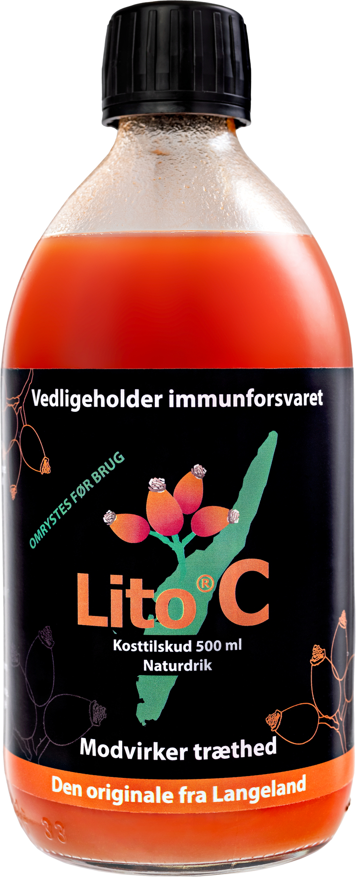 Køb Lito® C naturdrik 500 ml fra Hyben Vital - Matas