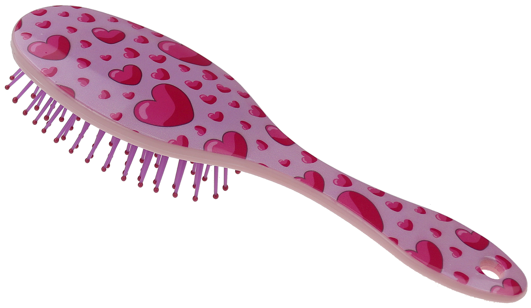 Køb Hårbørste med hjerter Rosa fra Senze - Matas