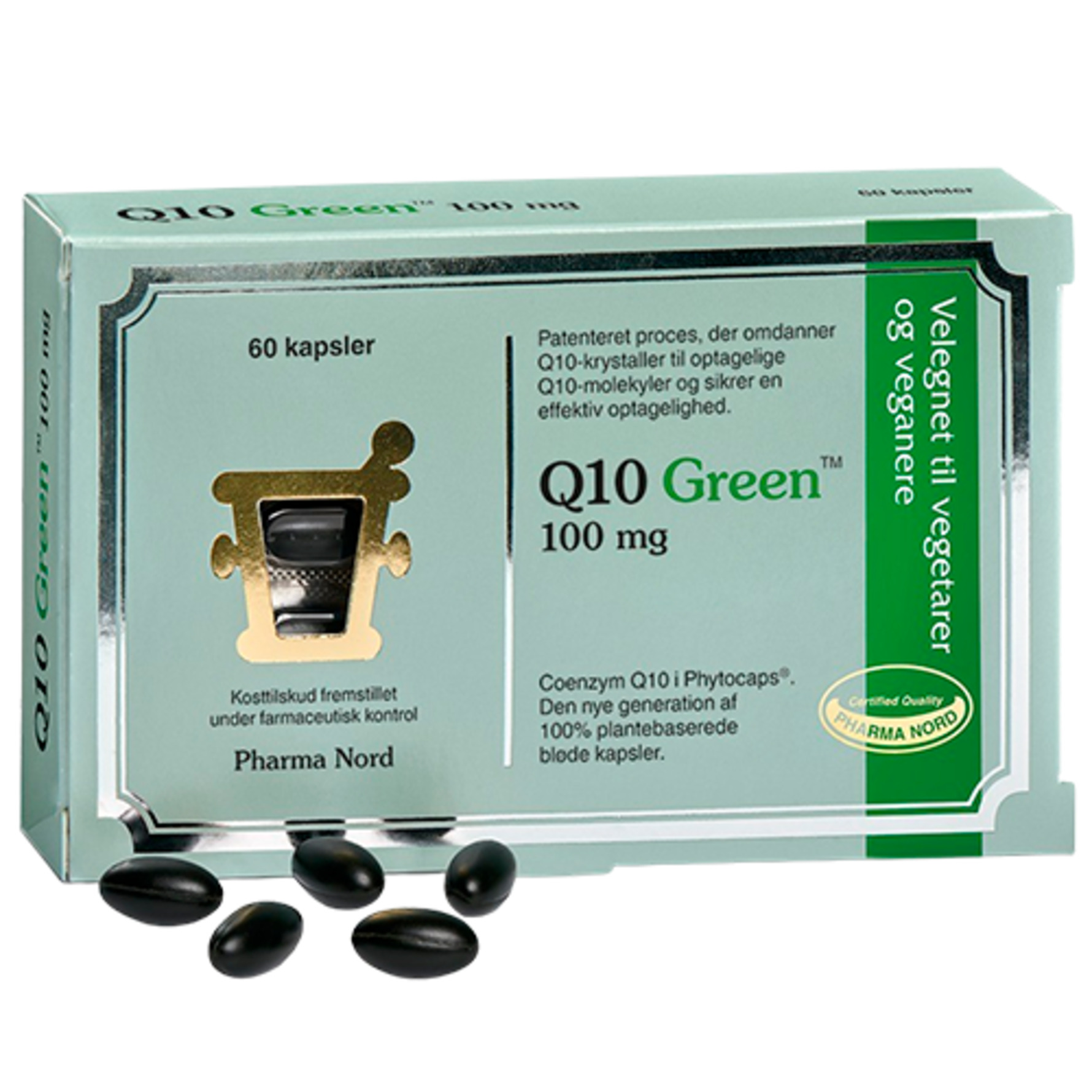 Køb Q10 Phyto Bio-Quinone 100 mg 60 kaps. fra Pharma Nord - Matas