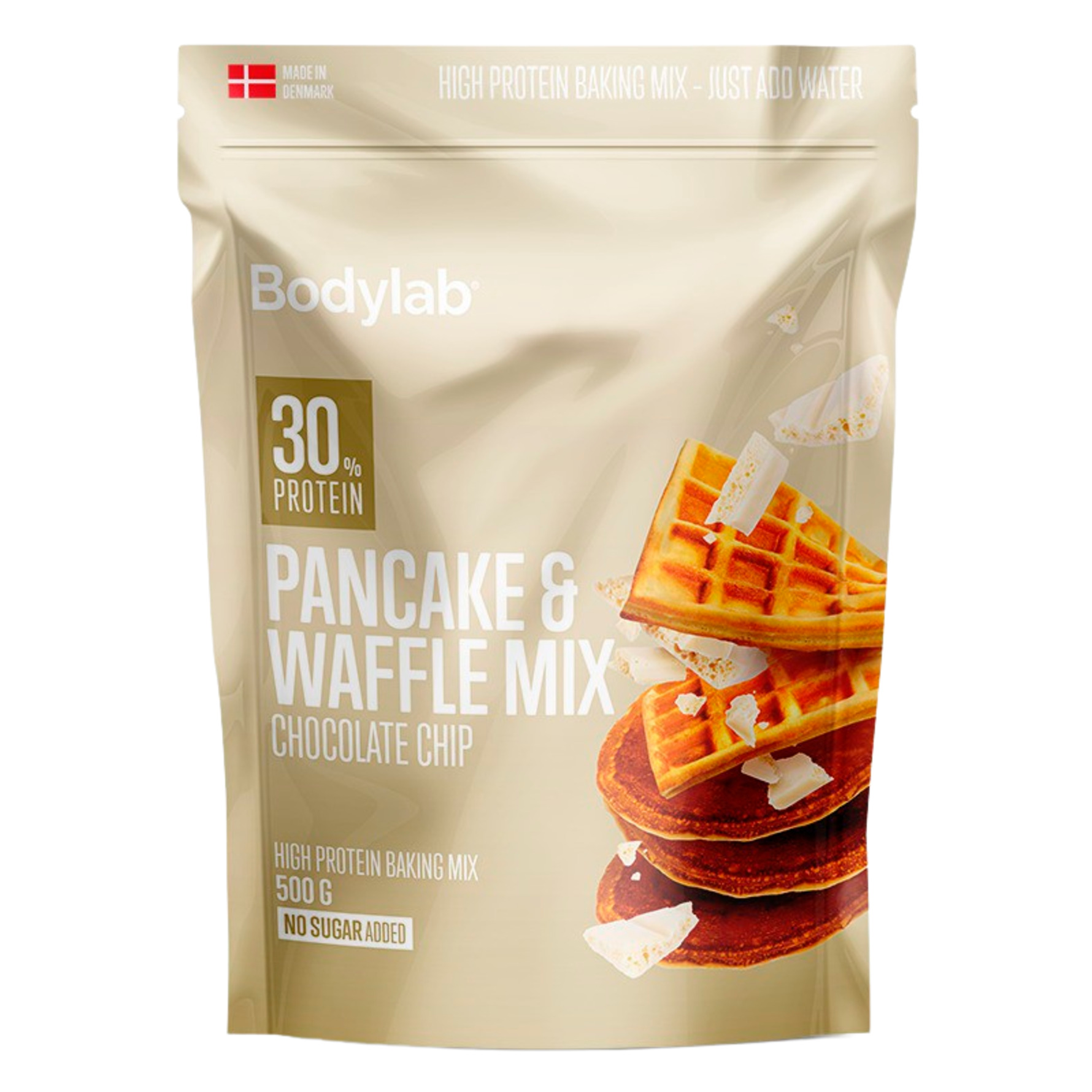 Køb Pancake & Waffle Mix White Chocolate 500 g fra Bodylab - Matas