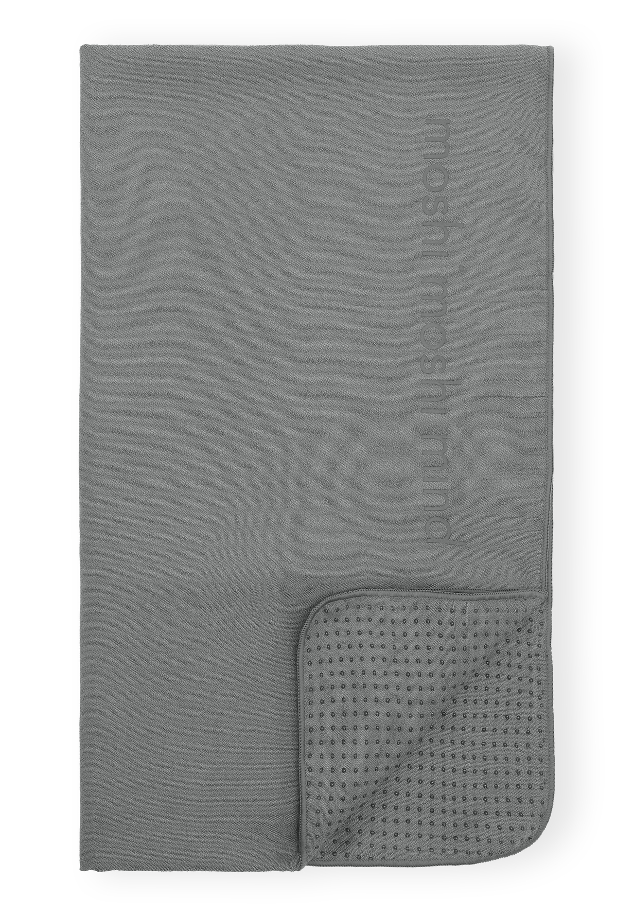 Køb Square Yoga Mat Towel Grey fra moshi moshi mind - Matas