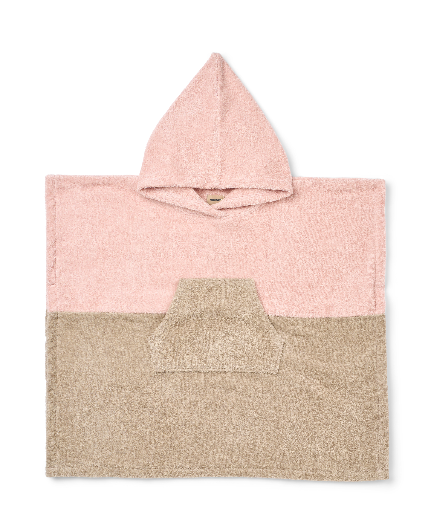 Køb Terry Poncho Lille Powder Str 7-8 år/ 122-128 cm fra WHEAT - Matas