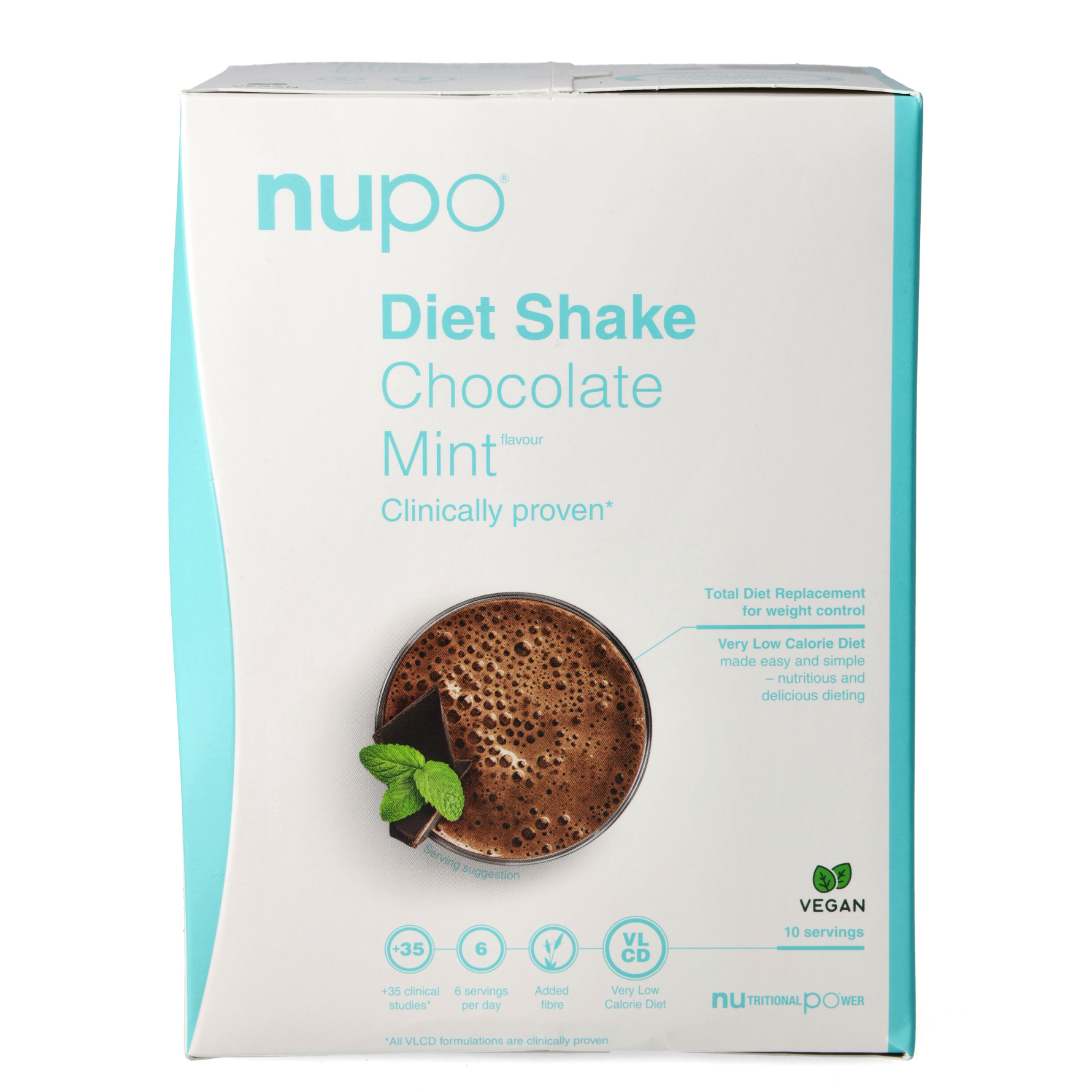 Køb Diet Shake Chocolate Mint fra Nupo - Matas