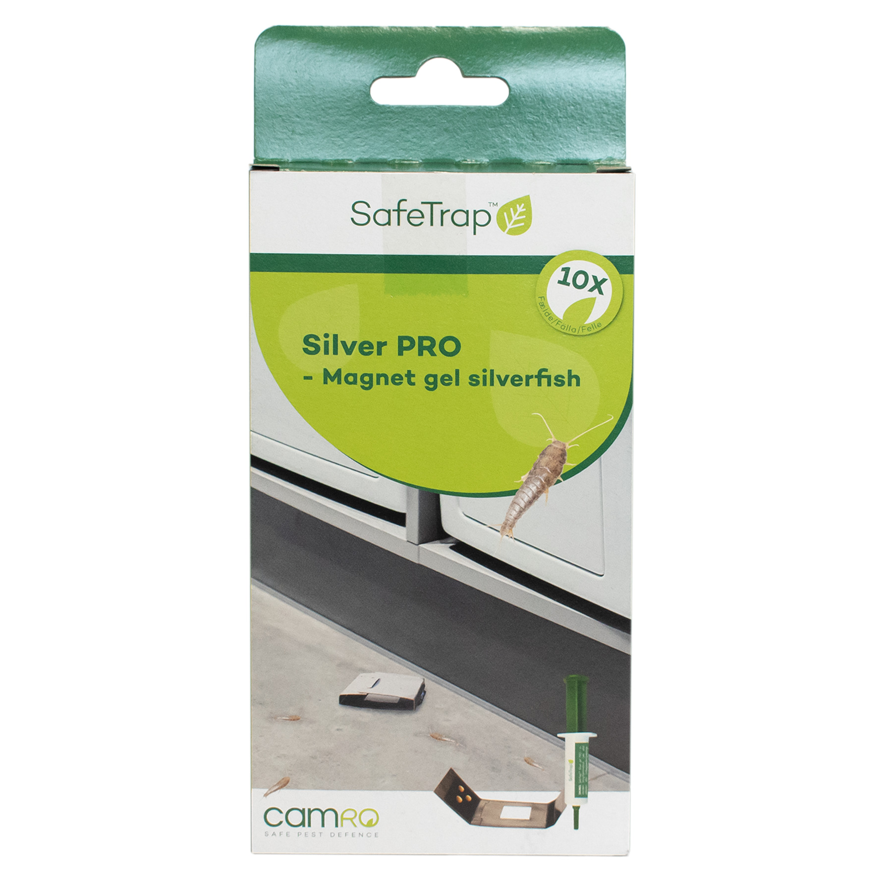 Køb Limfælde til Sølvfisk og Skægkræ 10 Fælder og 5 g Magnet gel ...