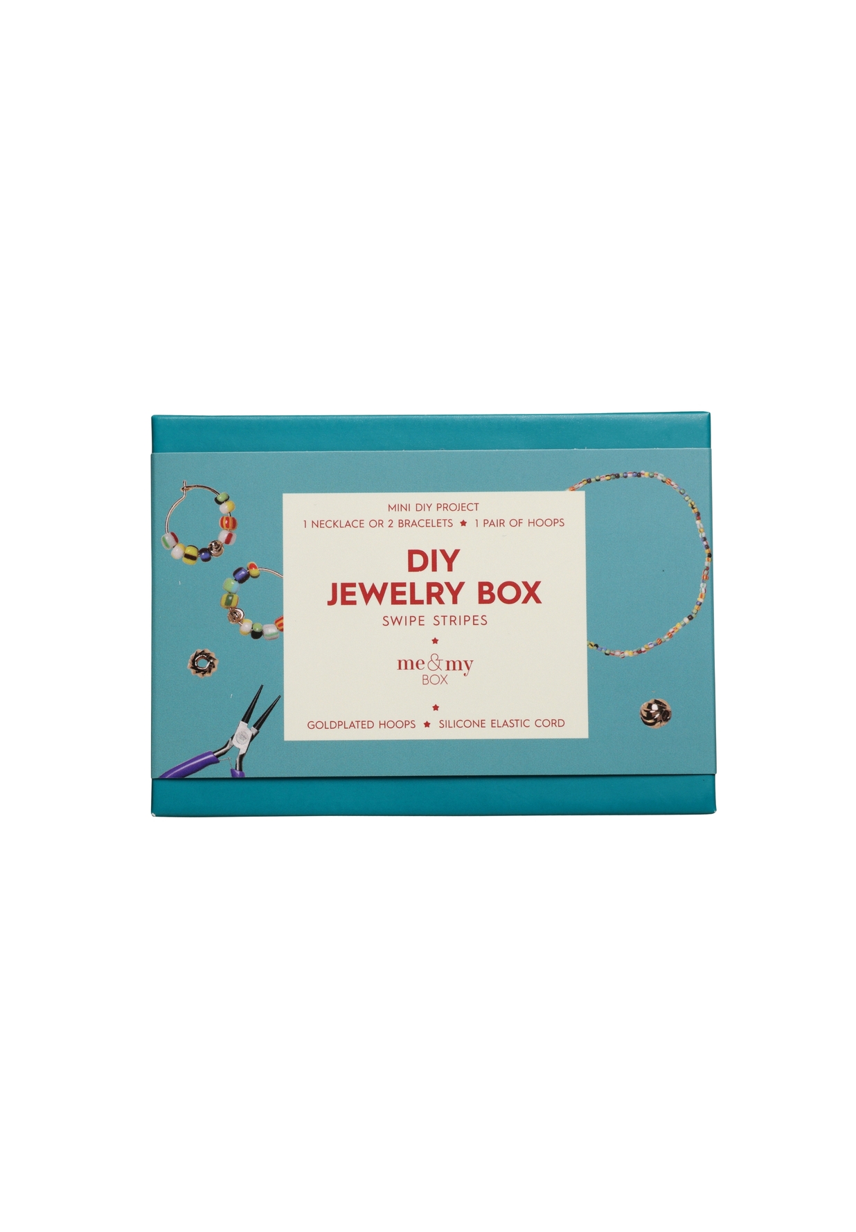 Køb DIY Jewelry Box Green Swipe Stripes Box fra Me & My Box - Matas