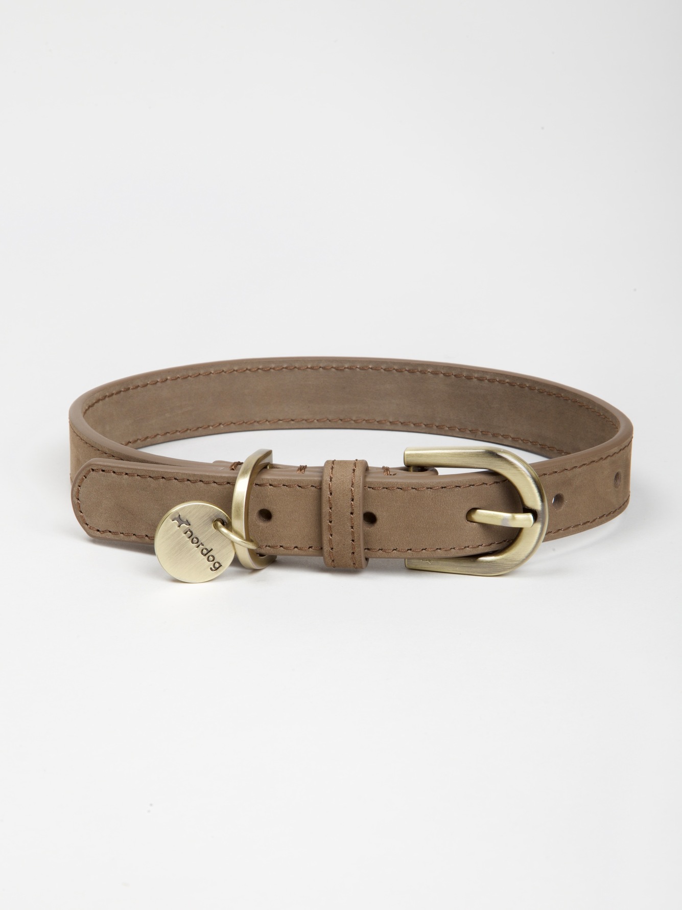 Køb Thomas Hundehalsbånd Nougat XS fra nordog - Matas