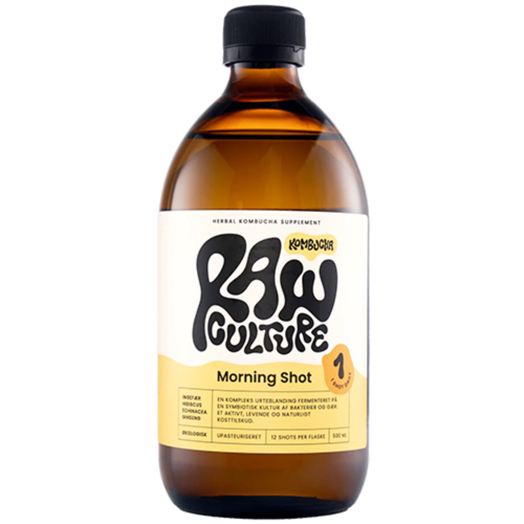 Køb Morning Kombucha Shot Ø 500 ml fra Raw Culture - Matas