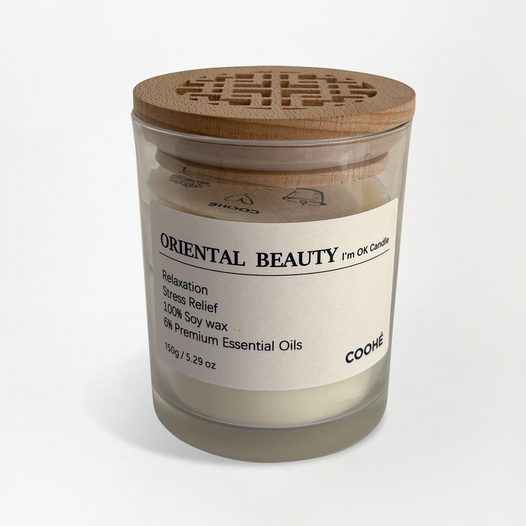 Køb 'M OK Soy Wax Aroma Candle fra COOHÉ - Matas