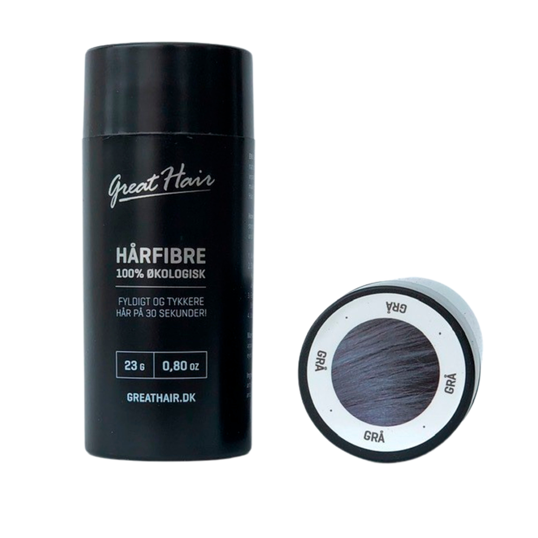 Køb Hårfibre Grå 23 g fra Great Hair - Matas