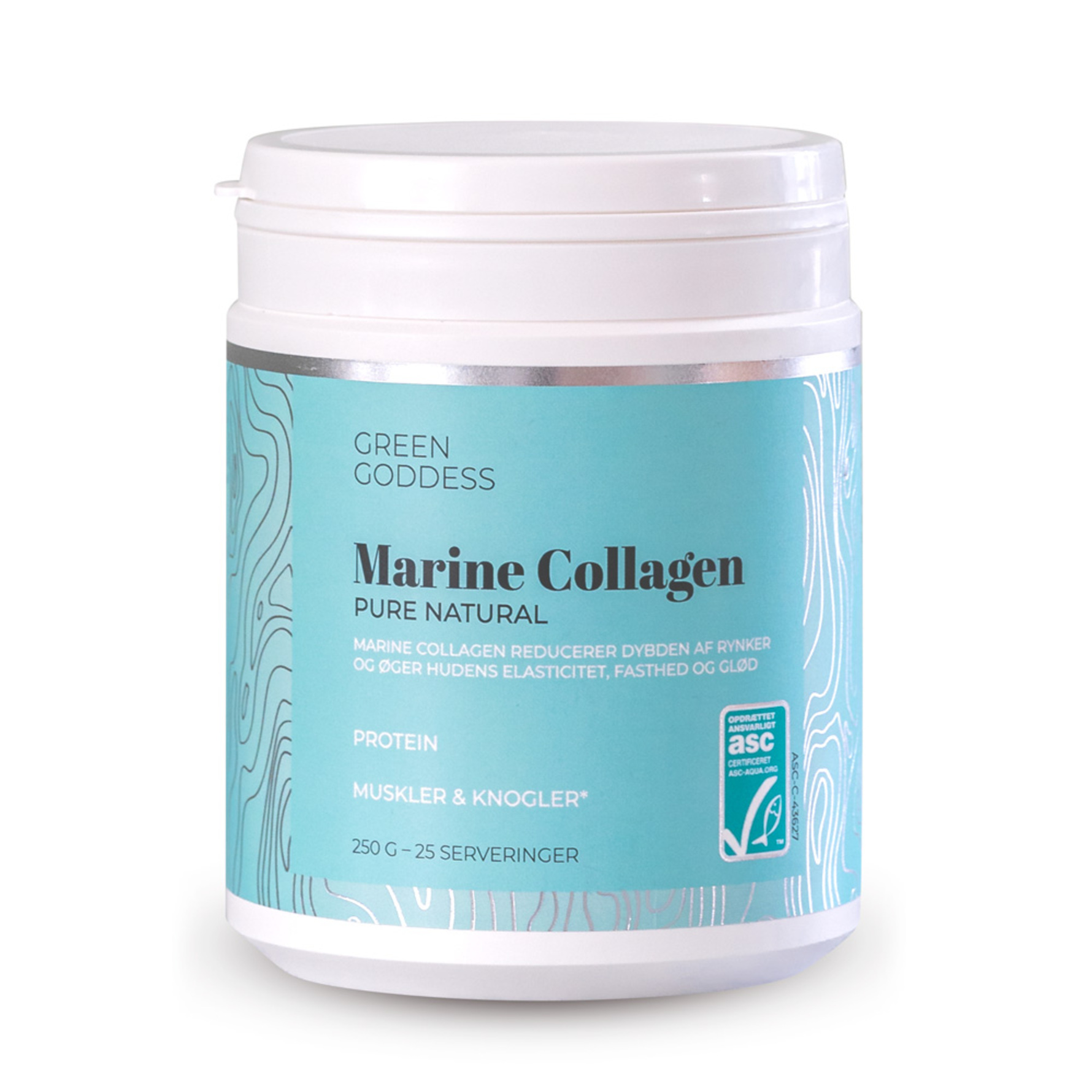 Køb Pure Natural Marine Collagen 250 g fra Green Goddess - Matas