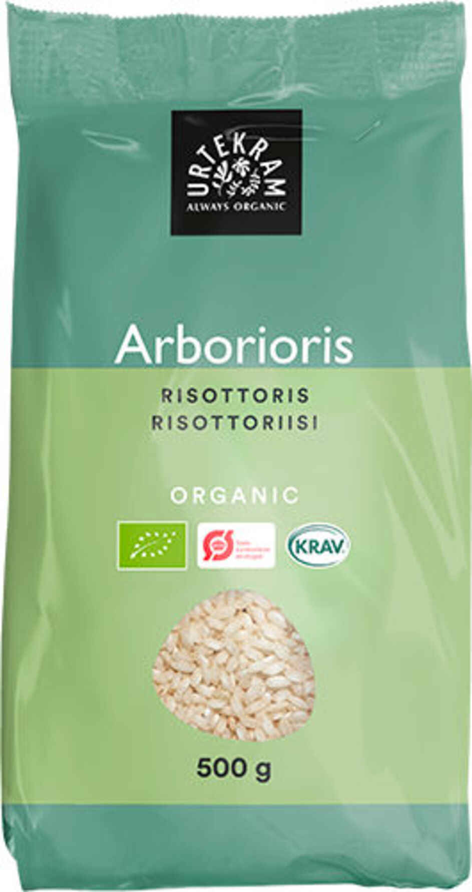 Køb Risotto ris Arborio Ø 500 g fra Urtekram - Matas