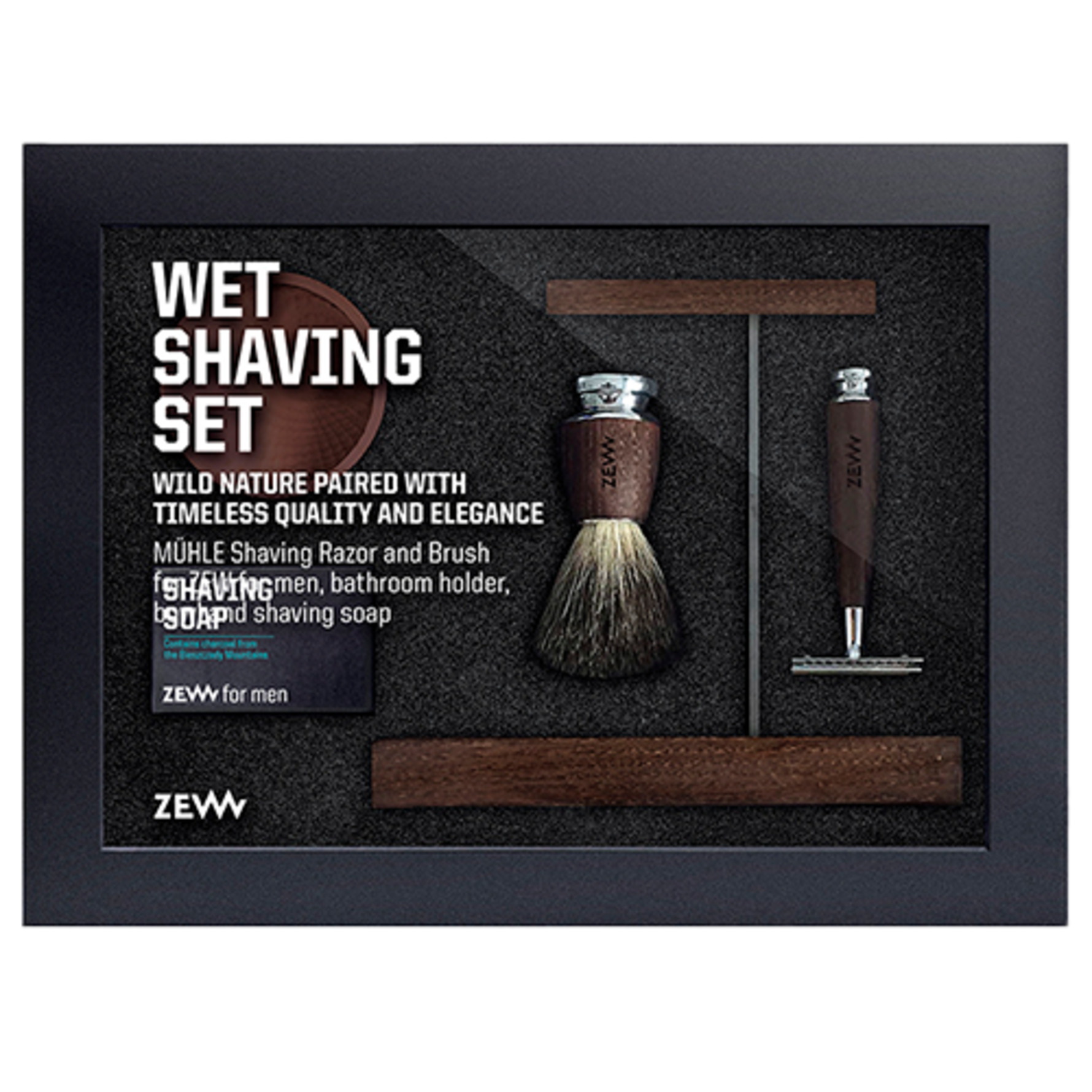 Køb Wet Shaving Set fra Zew for Men - Matas