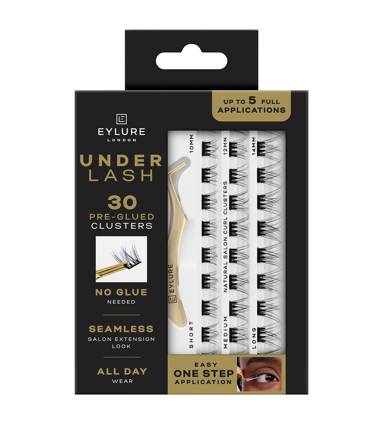 Køb Underlash Pre-Glued Natural Clusters fra Eylure - Matas