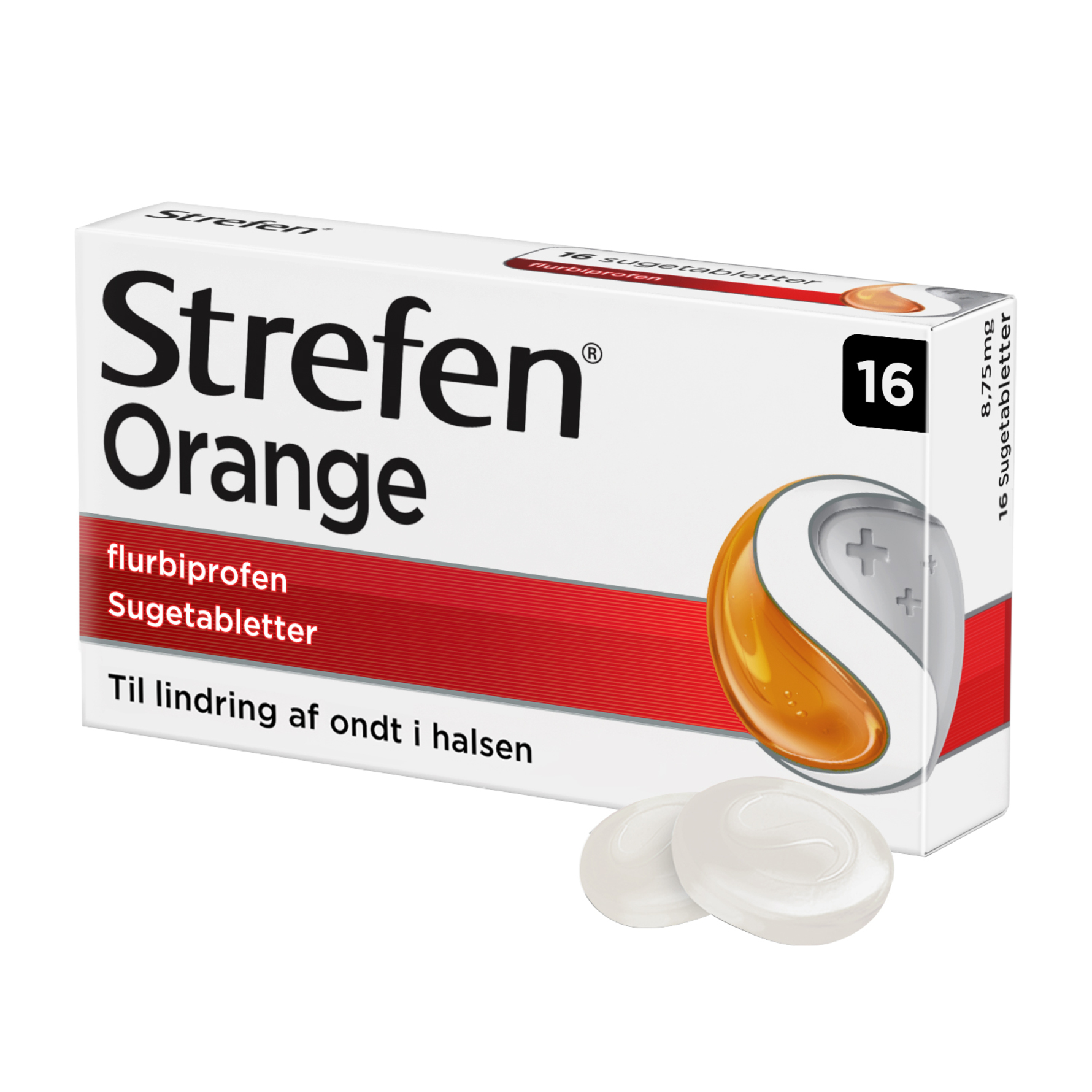 Køb Orange 8,75 mg sugetabletter 16 stk. fra Strefen - Matas