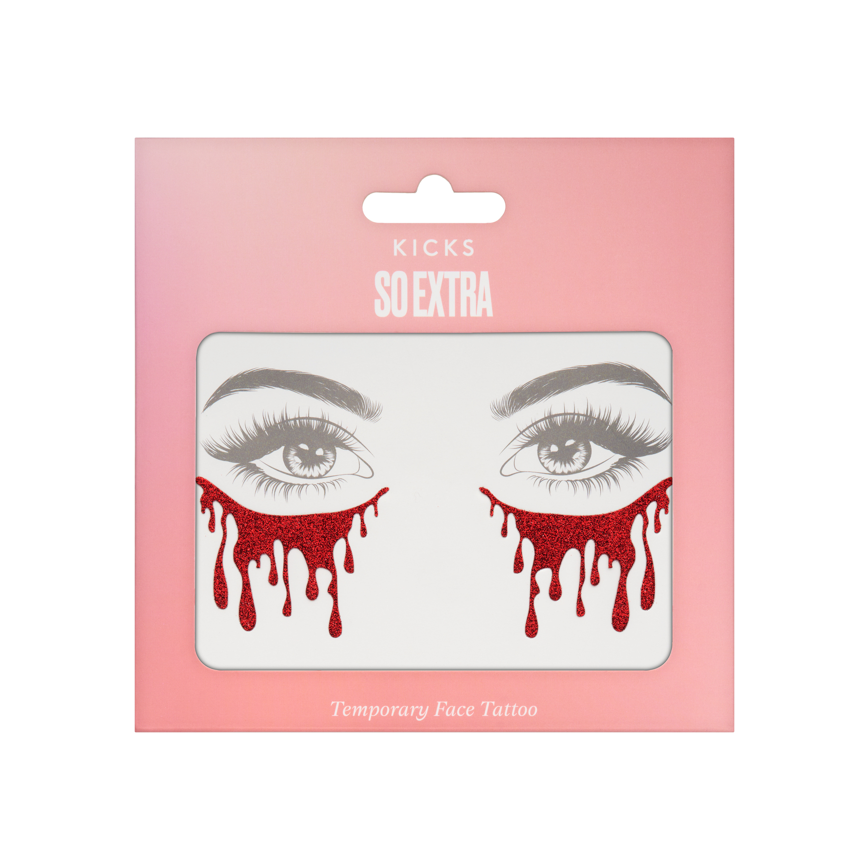 Køb So Extra - Face Stickers Red fra KICKS Beauty - Matas