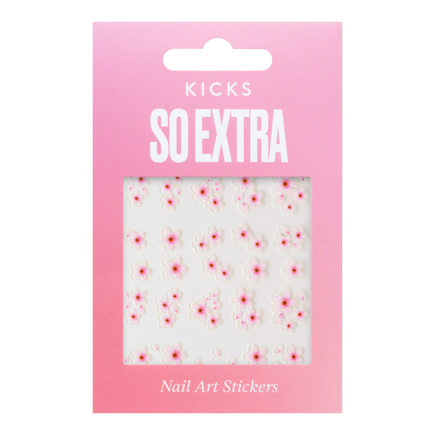 Köp Nail Stickers Flowers Pink - KICKS Beauty - KICKS