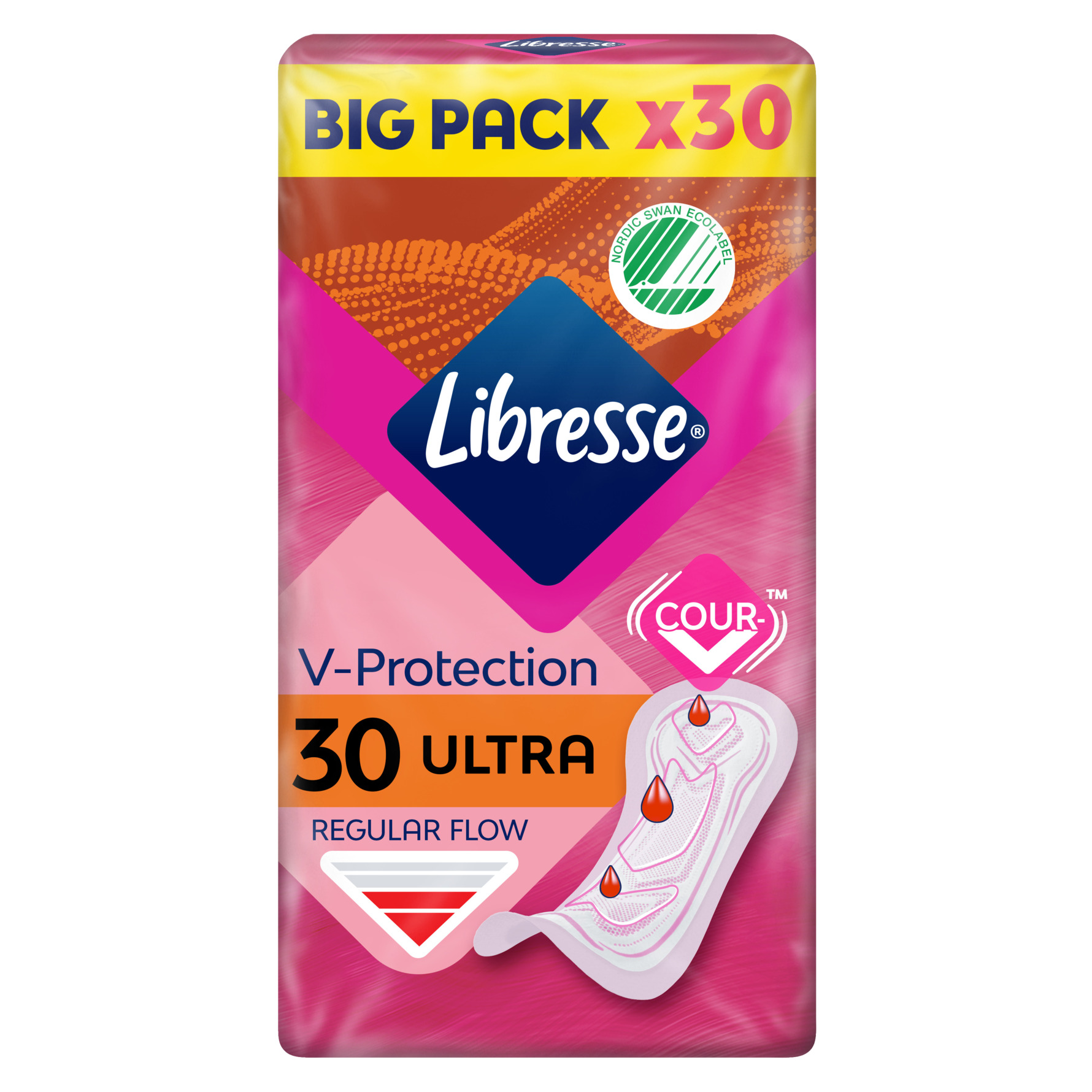 Køb Ultra Normal Extra Wide 30 stk fra Libresse - Matas