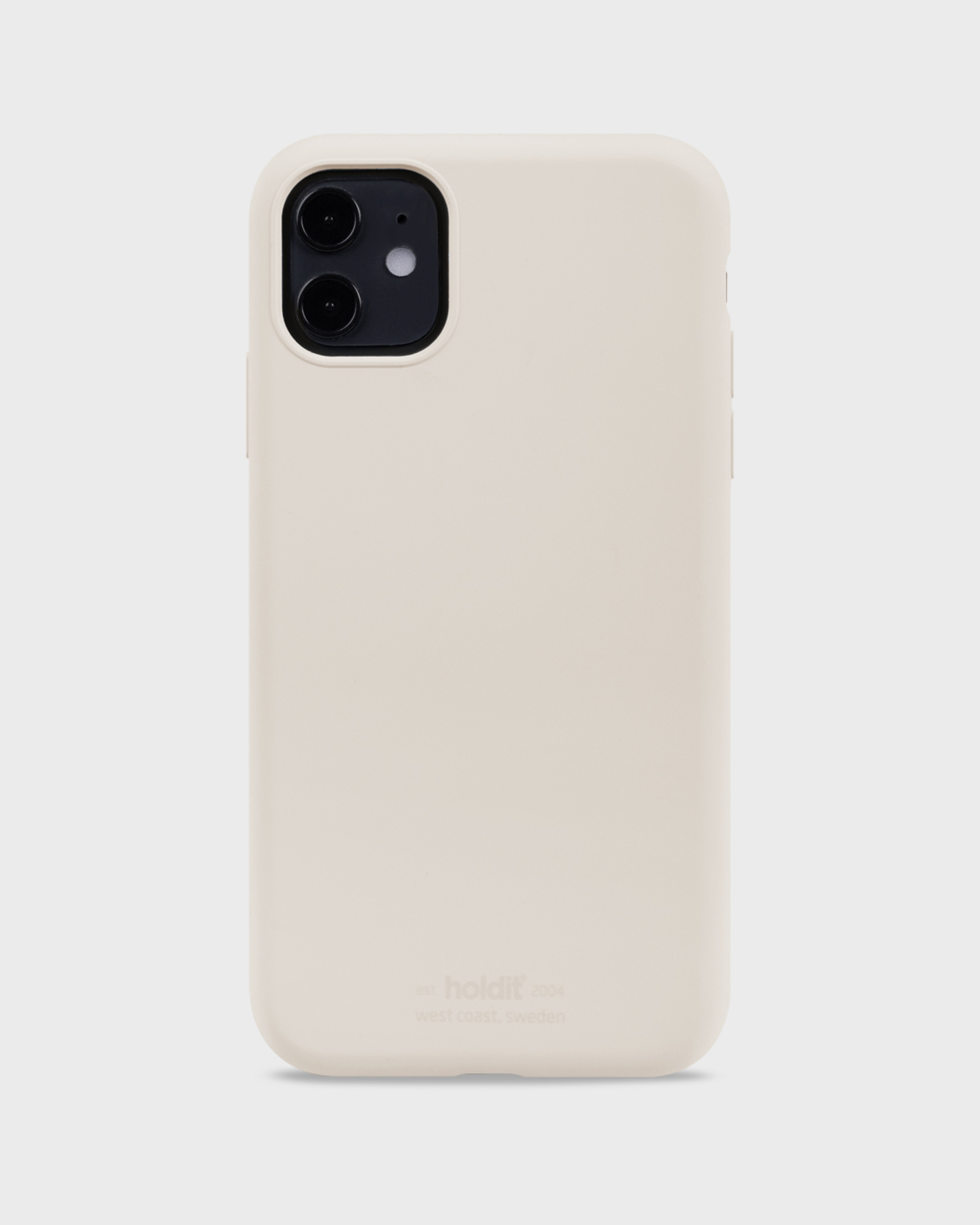 Køb Silicone Case iPhone Light Beige 11/XR fra HOLDIT - Matas