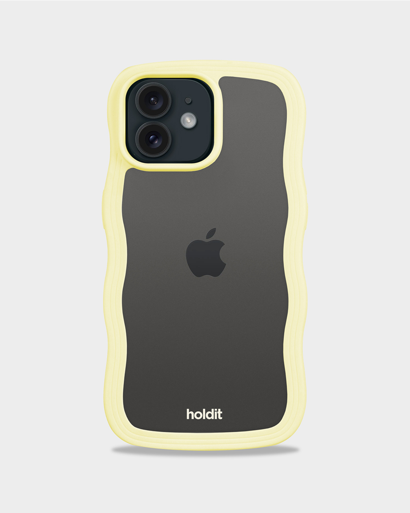 Køb Wavy Case iPhone 12/12 Pro Lemonade/Transparent fra HOLDIT - Matas