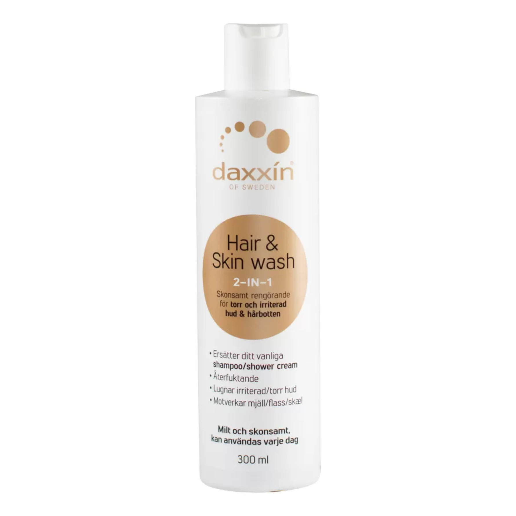 Køb Hair & Skin 2i1 Shampoo+Dusch 300 ml fra Daxxin - Matas