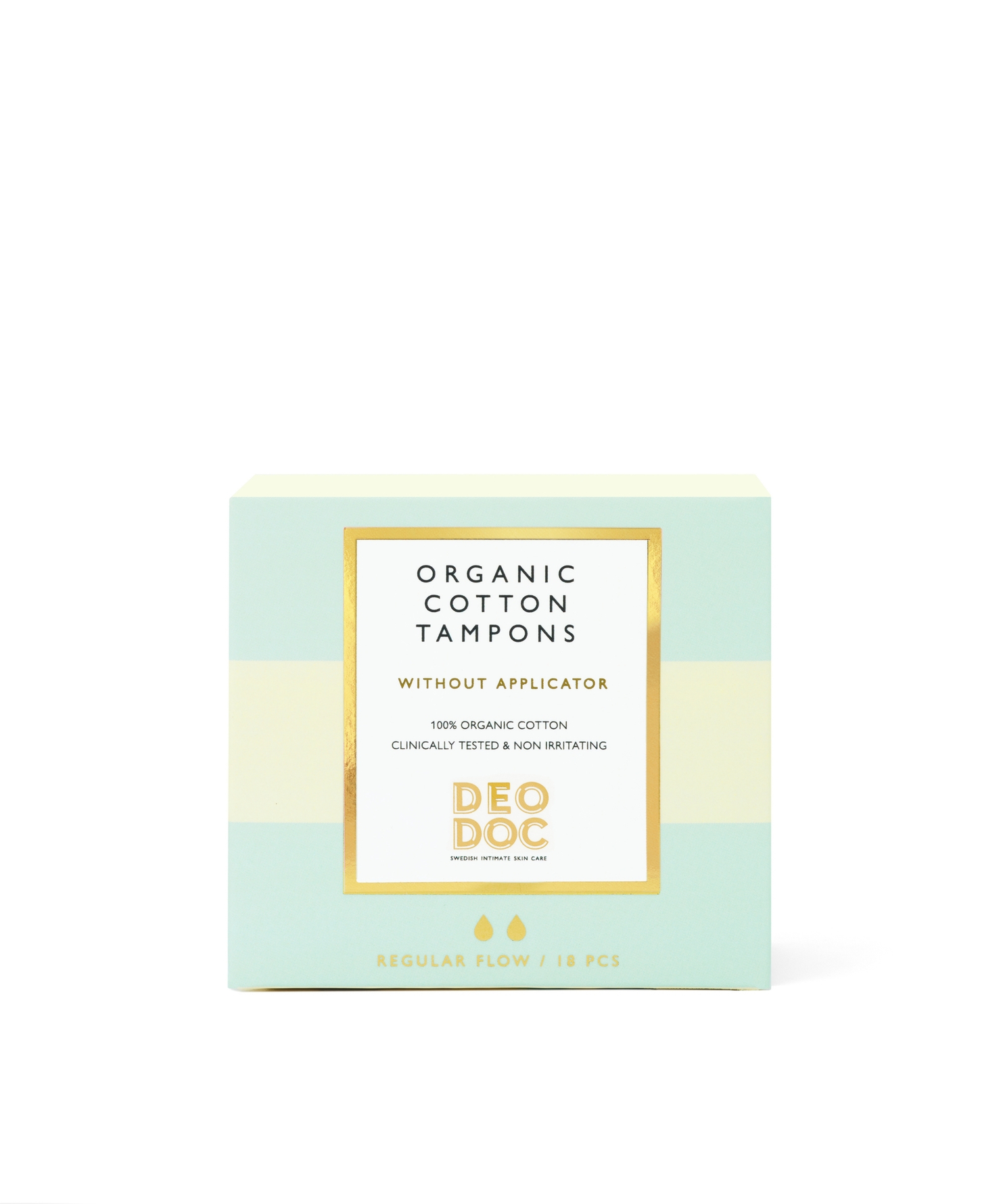 Køb Organic Cotton Tampons Without Applicator Regular flow/ 18 stk. fra ...