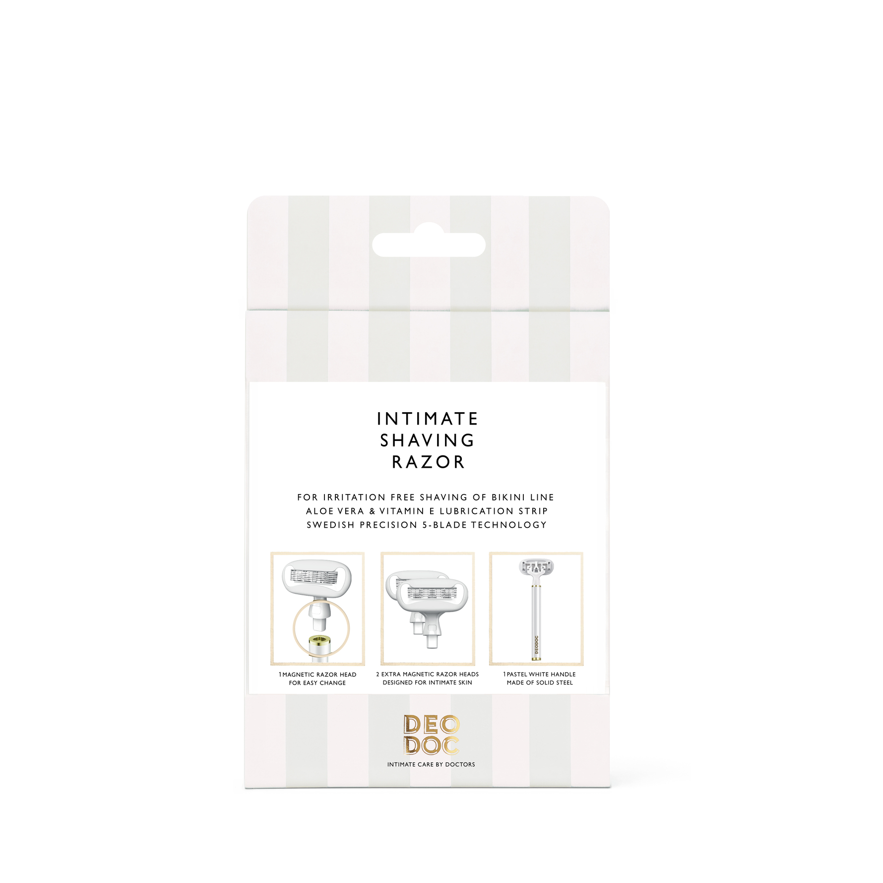 Intimate Shaving Razor DeoDoc Intimate Shaving Razor White - DeoDoc - KICKS