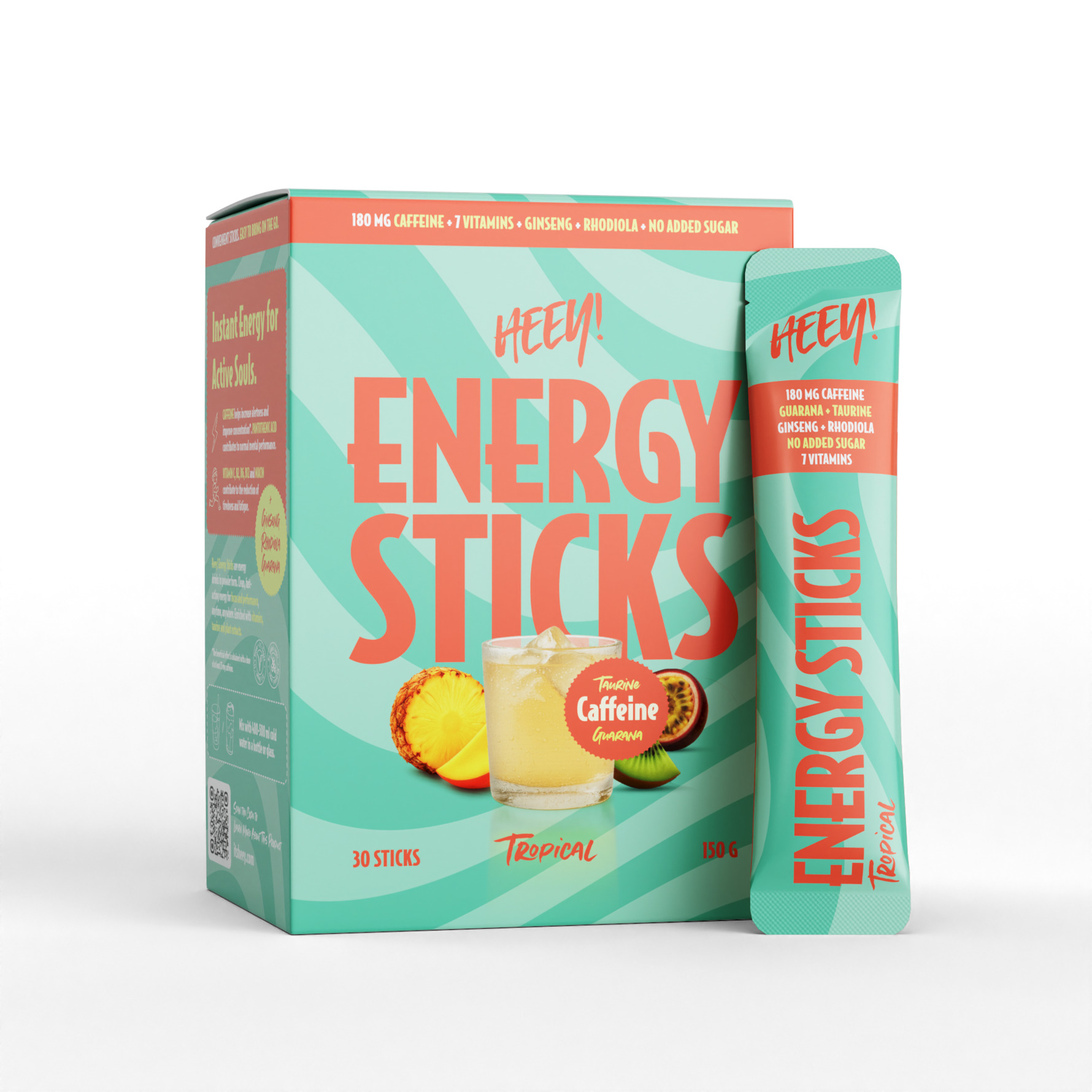 Køb Energy Sticks Tropical 30 stk fra Heey! - Matas
