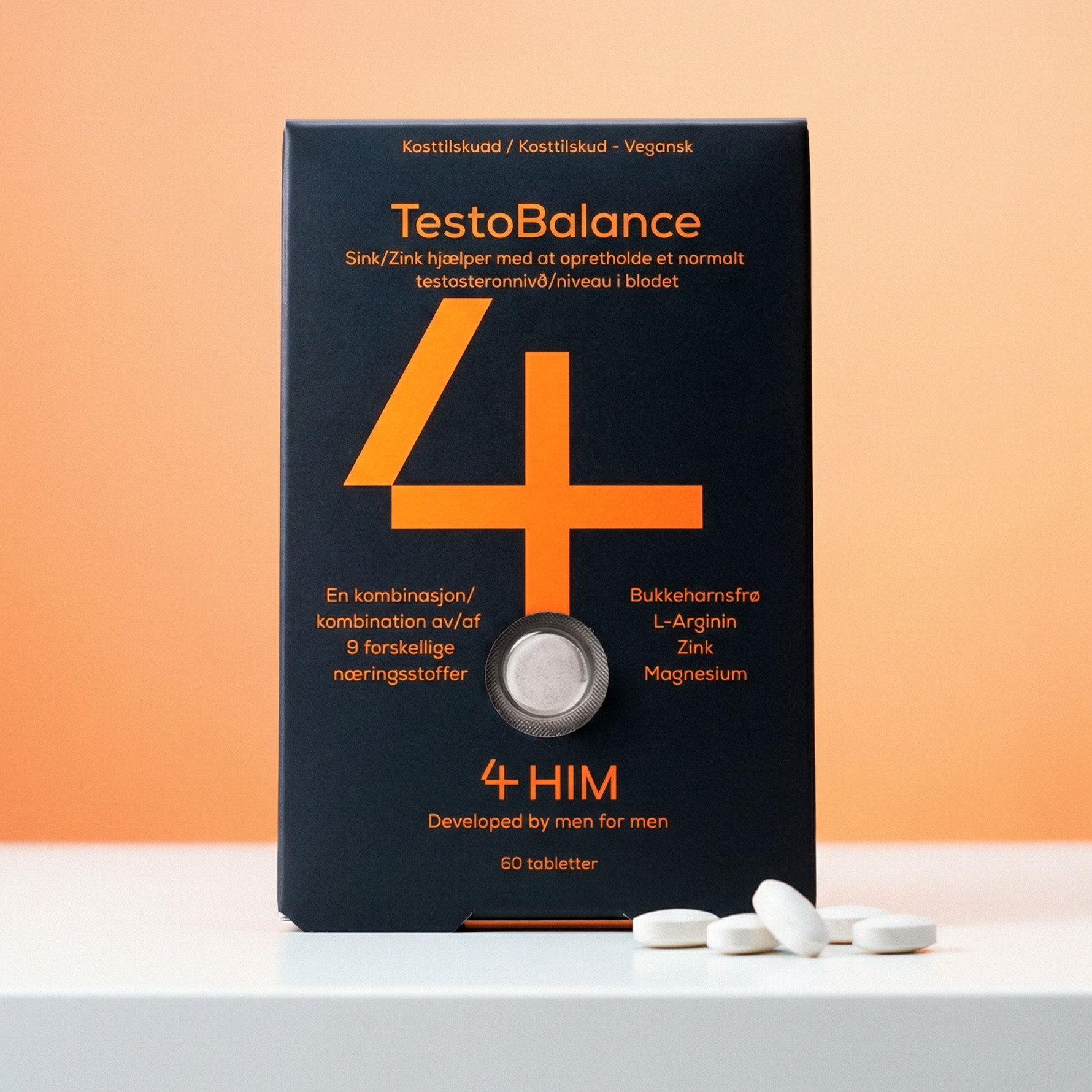 Køb TestoBalance 60 tabletter fra 4 HIM & HER - Matas