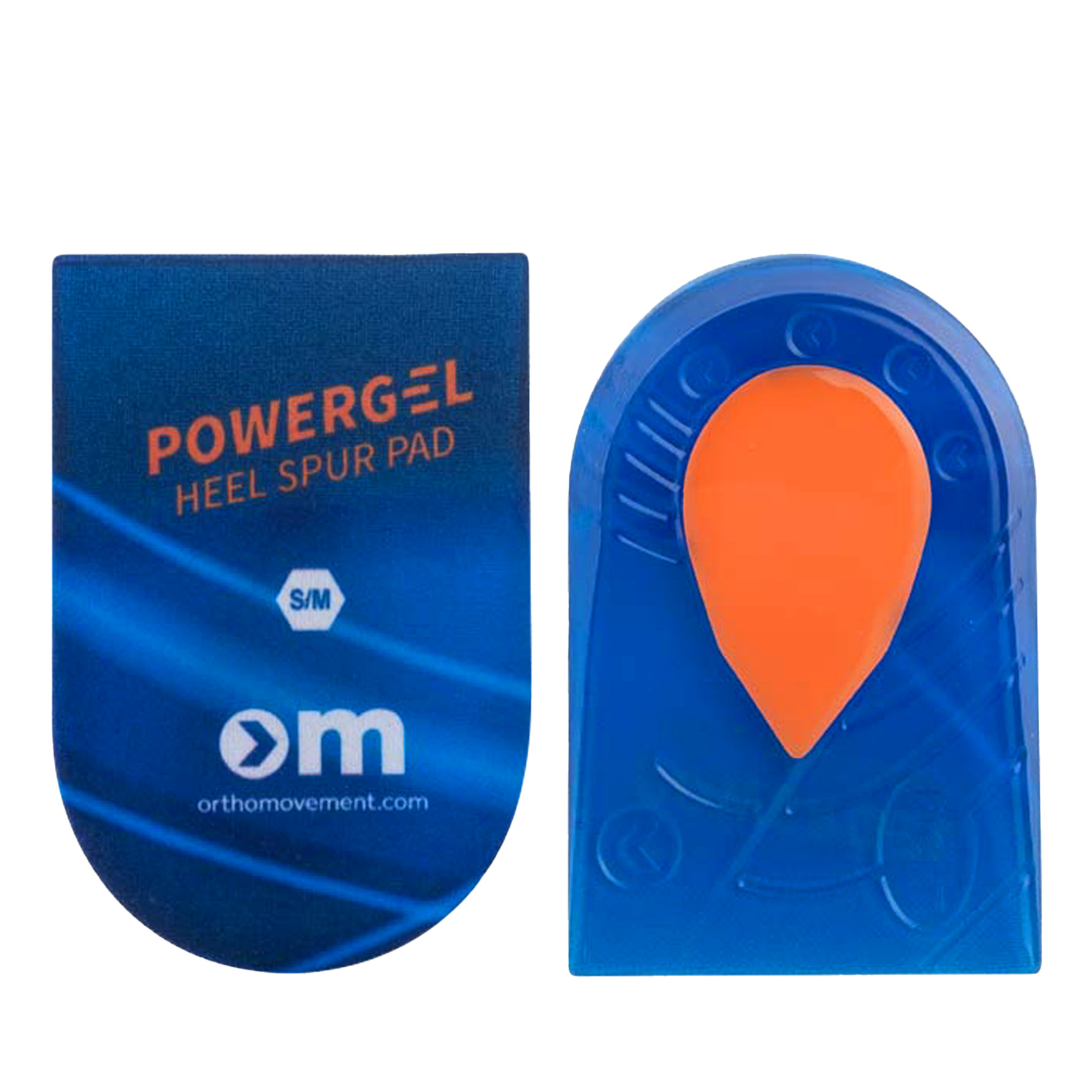 Køb Heel Spur Pad Lindring mod Hælspore Blå L/XL fra Ortho Movement - Matas