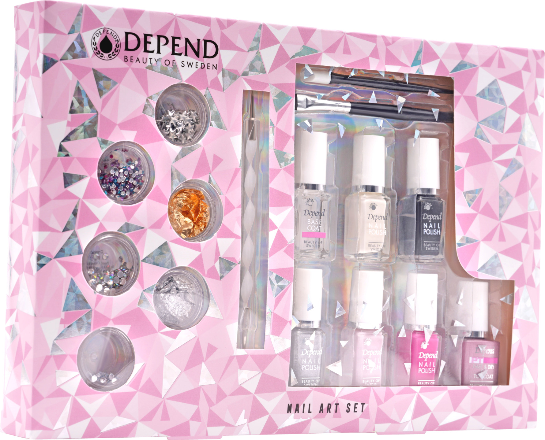 Köp Nail Art Set Gift Box - Depend - KICKS