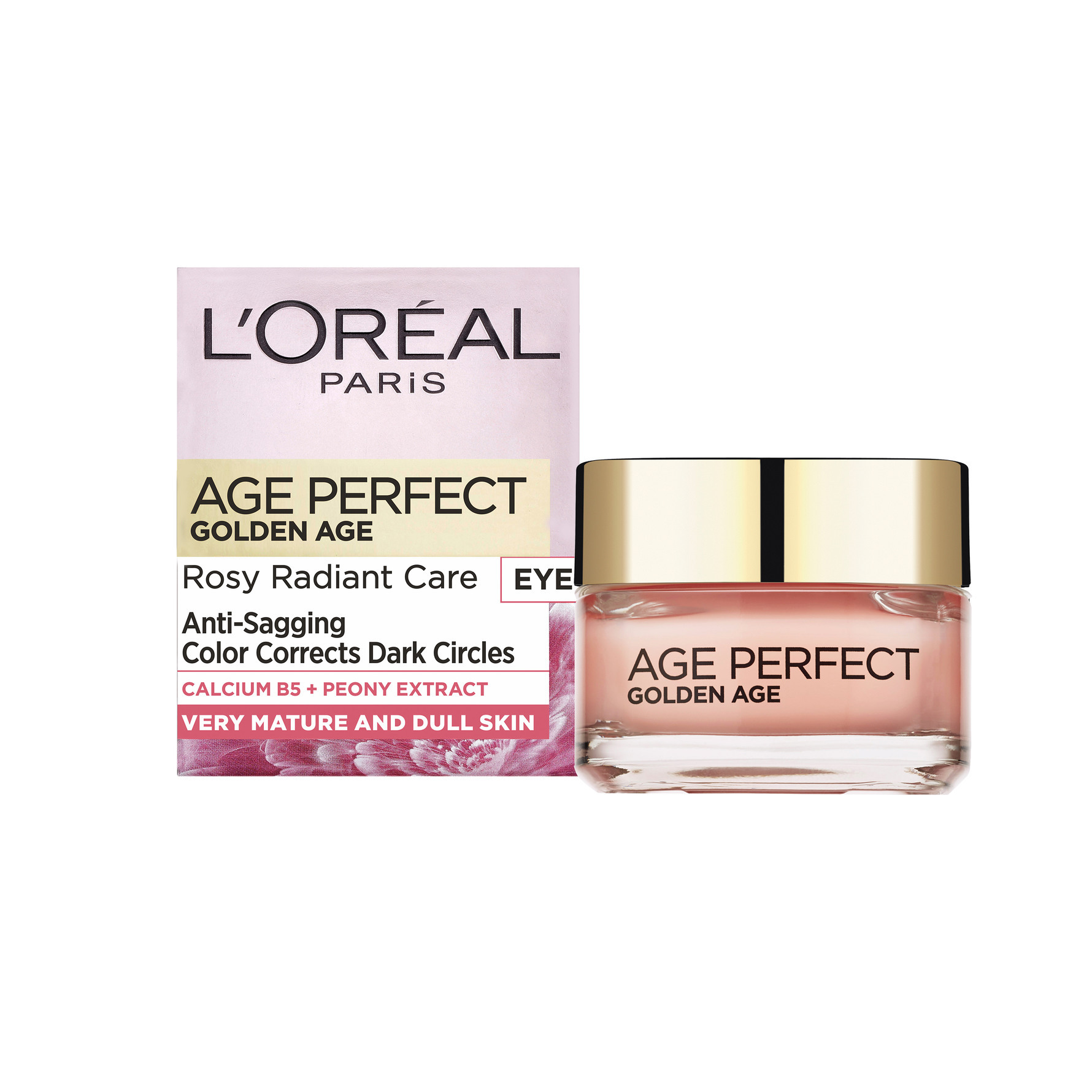 Kjøp Age Perfect Golden Age Rose Eye Cream 15 ml - L'Oréal Paris - KICKS