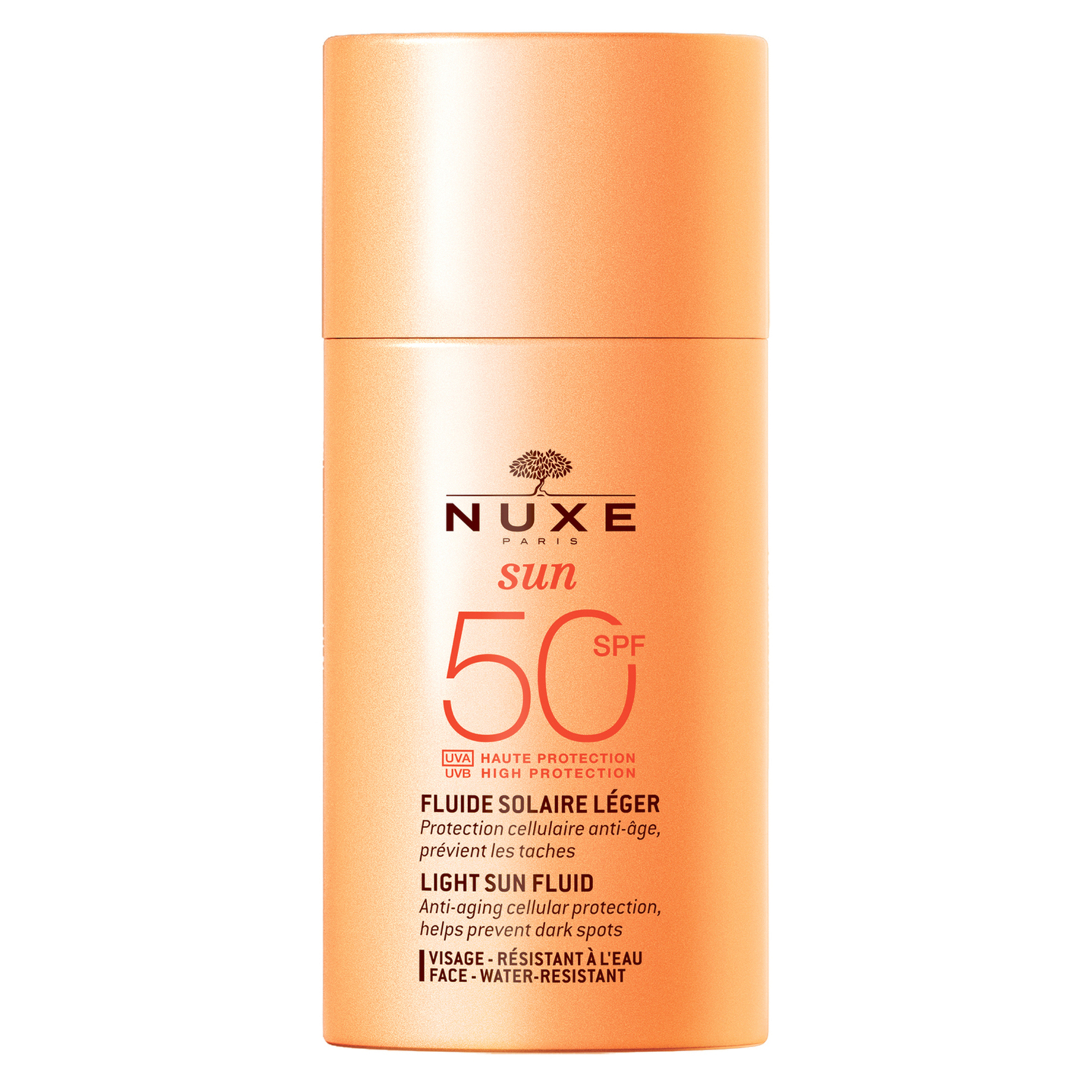 Køb Sun Light Fluid SPF 50 50 ml fra Nuxe - Matas