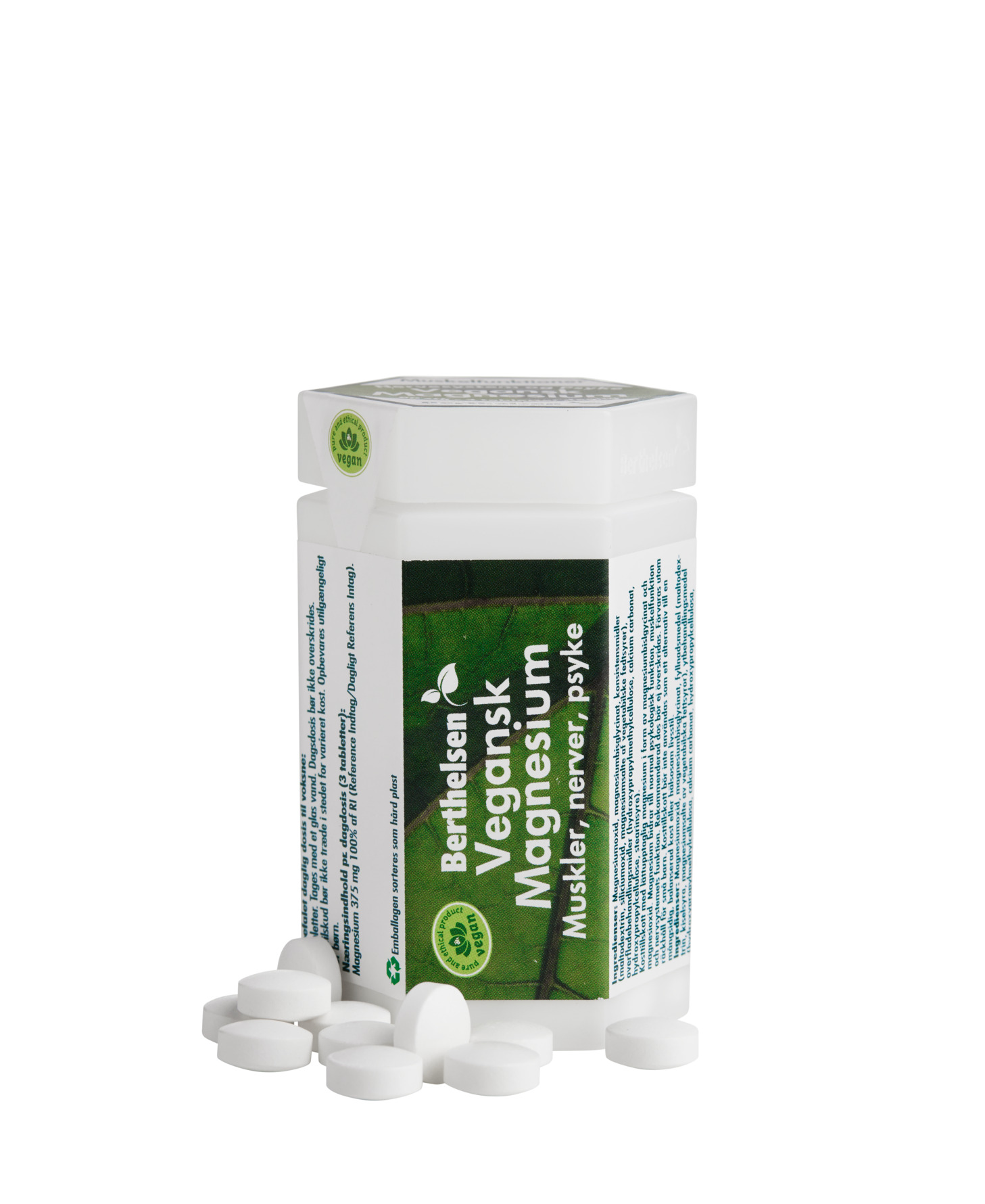 Køb Vegansk Magnesium 90 stk. fra Berthelsen - Matas