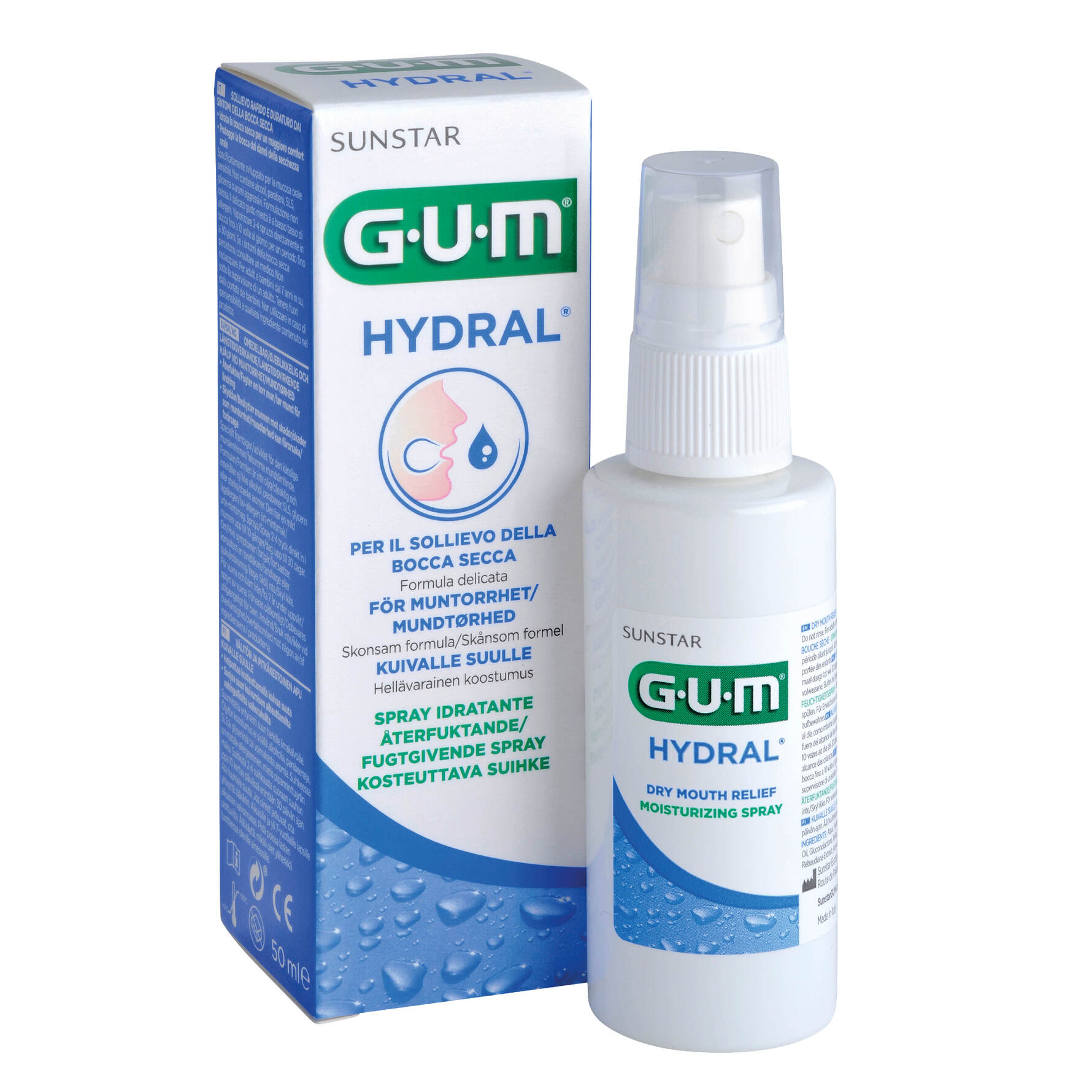 Køb Spray Hydral v/Mundtørhed 50 ml fra GUM - Matas