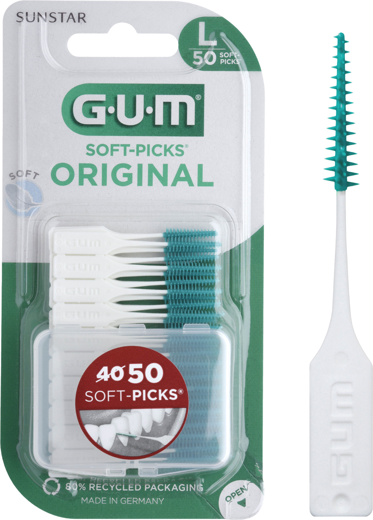 Køb Soft-Picks Original L 50 stk fra GUM - Matas