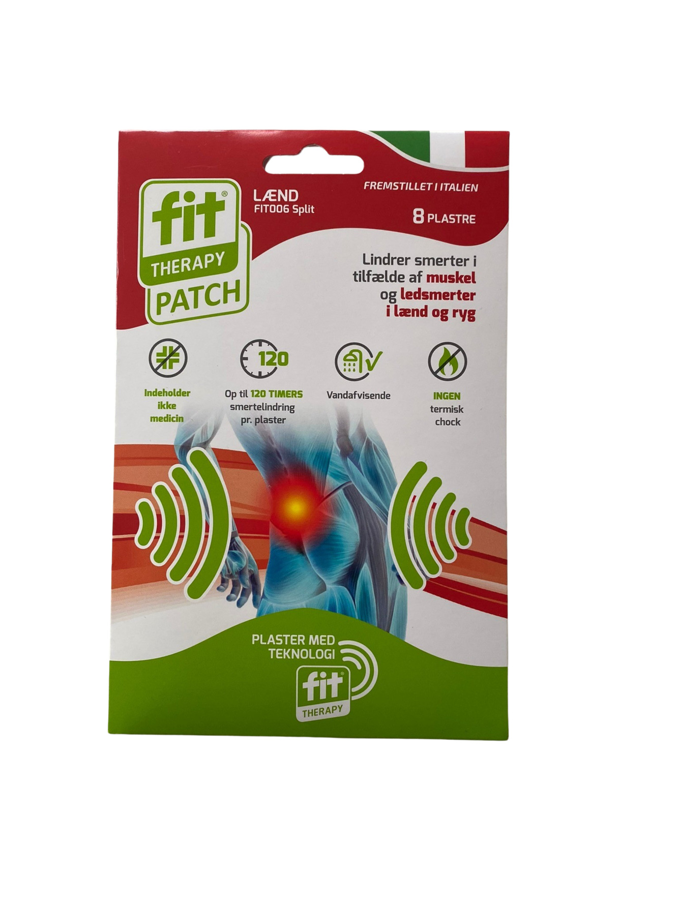 Køb Smertelindrende Plaster Lænd 8 stk fra FIT Plaster - Matas