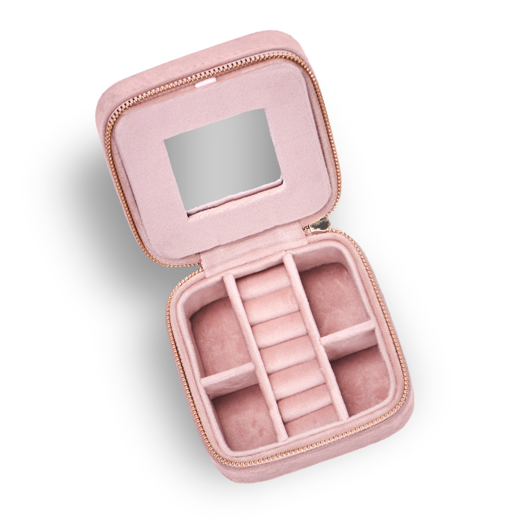 Køb Smykkeskrin Rosa velour fra Gillian Jones - Matas