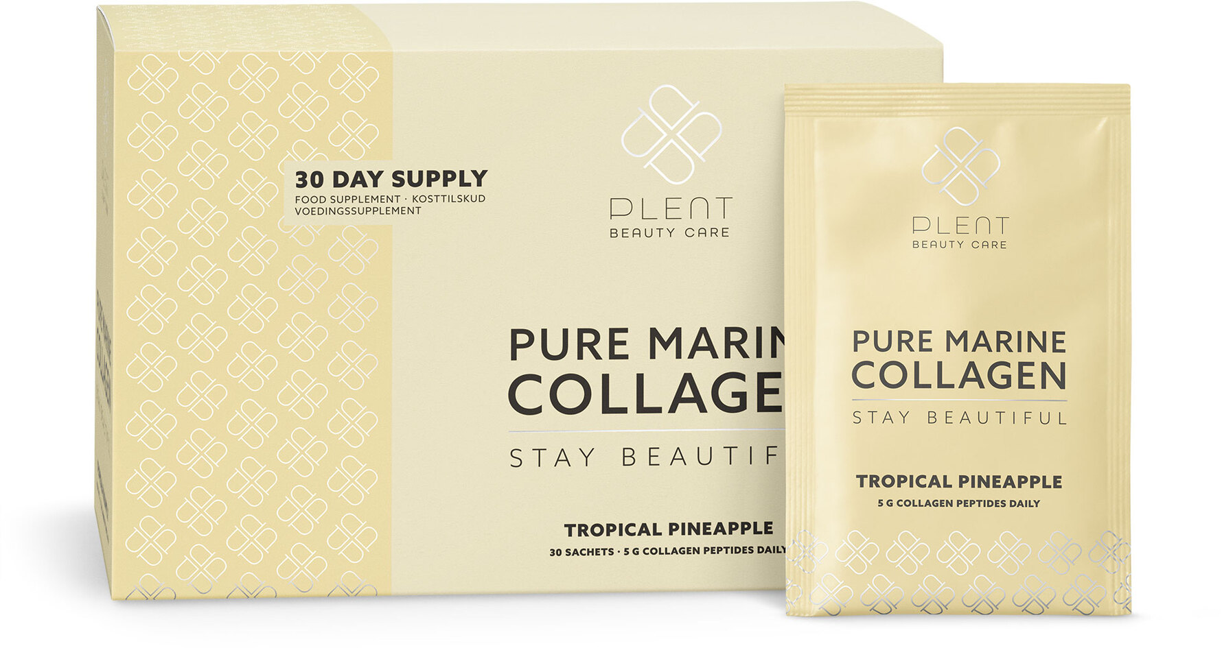 Køb Pure Marine Collagen Box Tropical Pineapple 30 stk. fra Plent - Matas