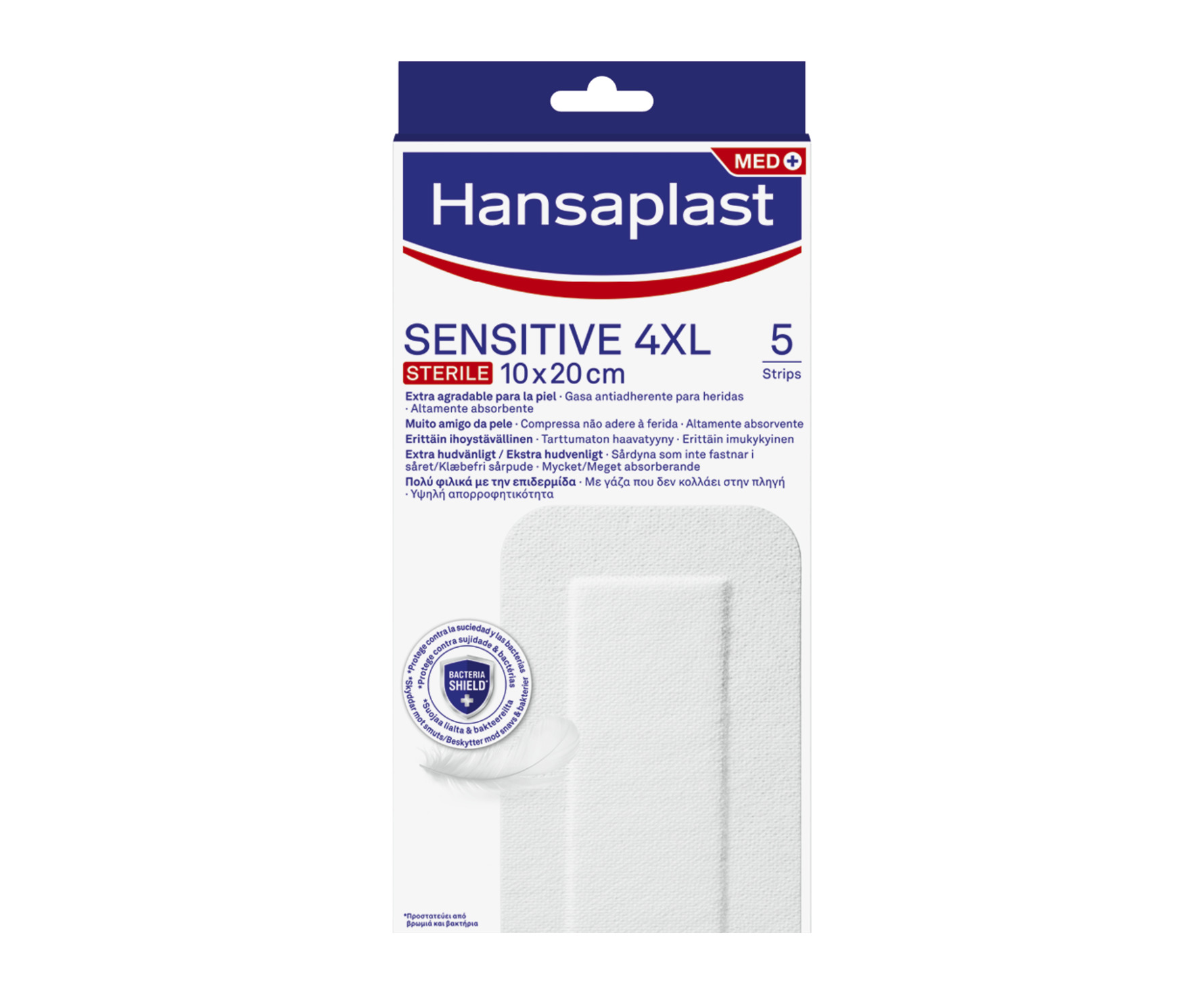 Køb Plaster Sensitive 4XL 5 stk fra Hansaplast - Matas